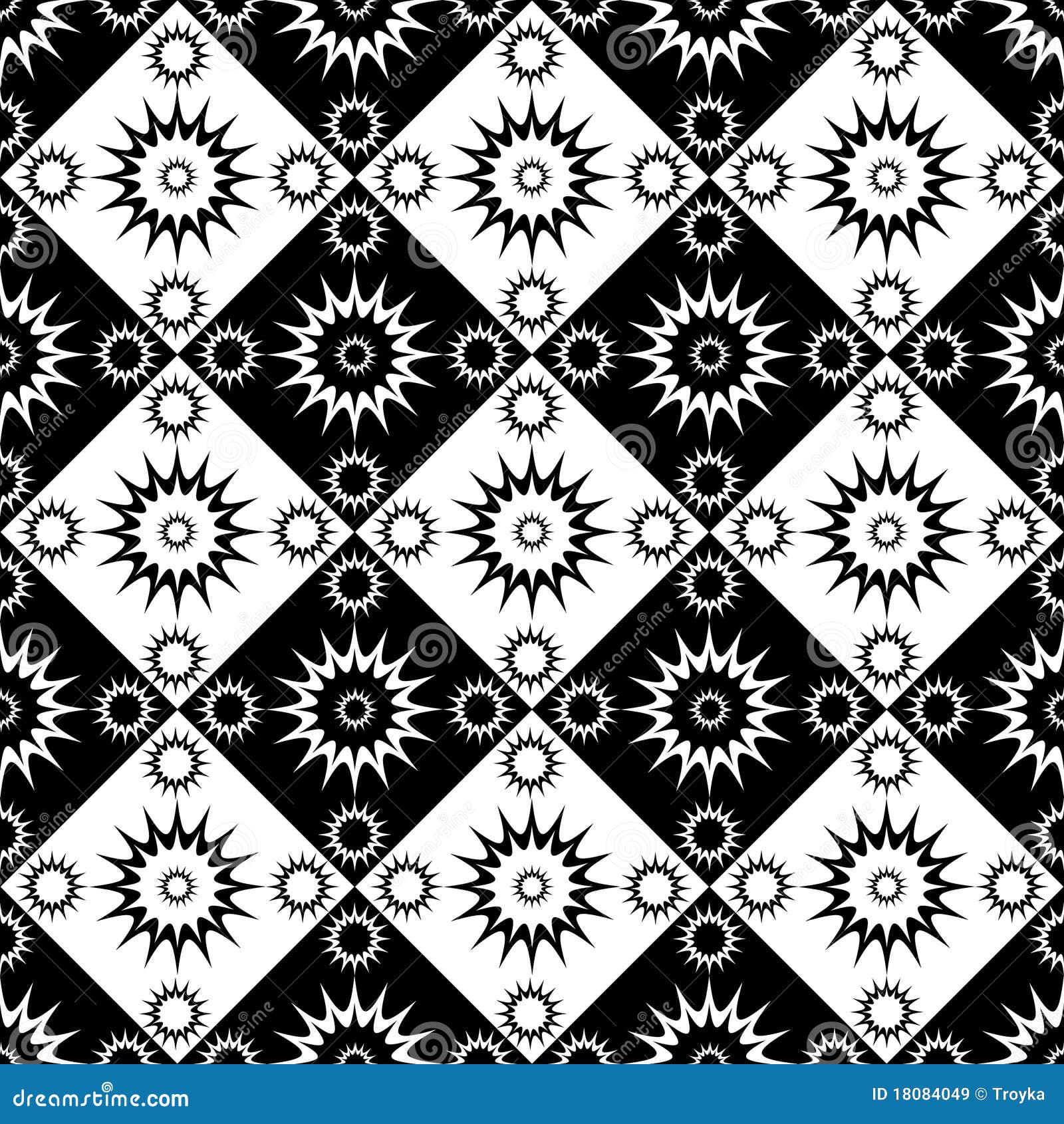 Seamless Decorative Checked Pattern. Stock Vector - Illustration of ...