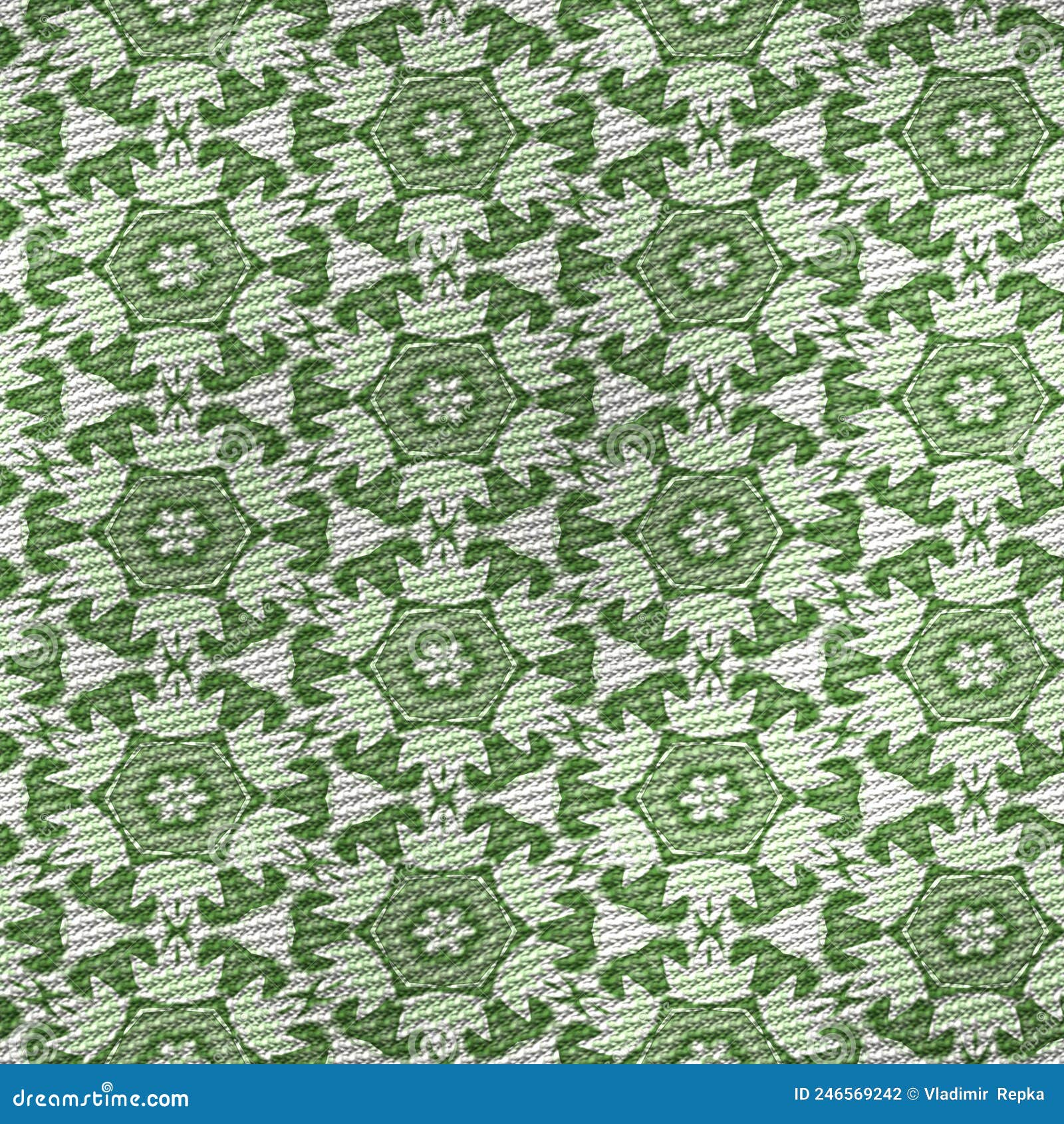 Seamless Decorative Cloth Pattern Tile Stock Illustration ...