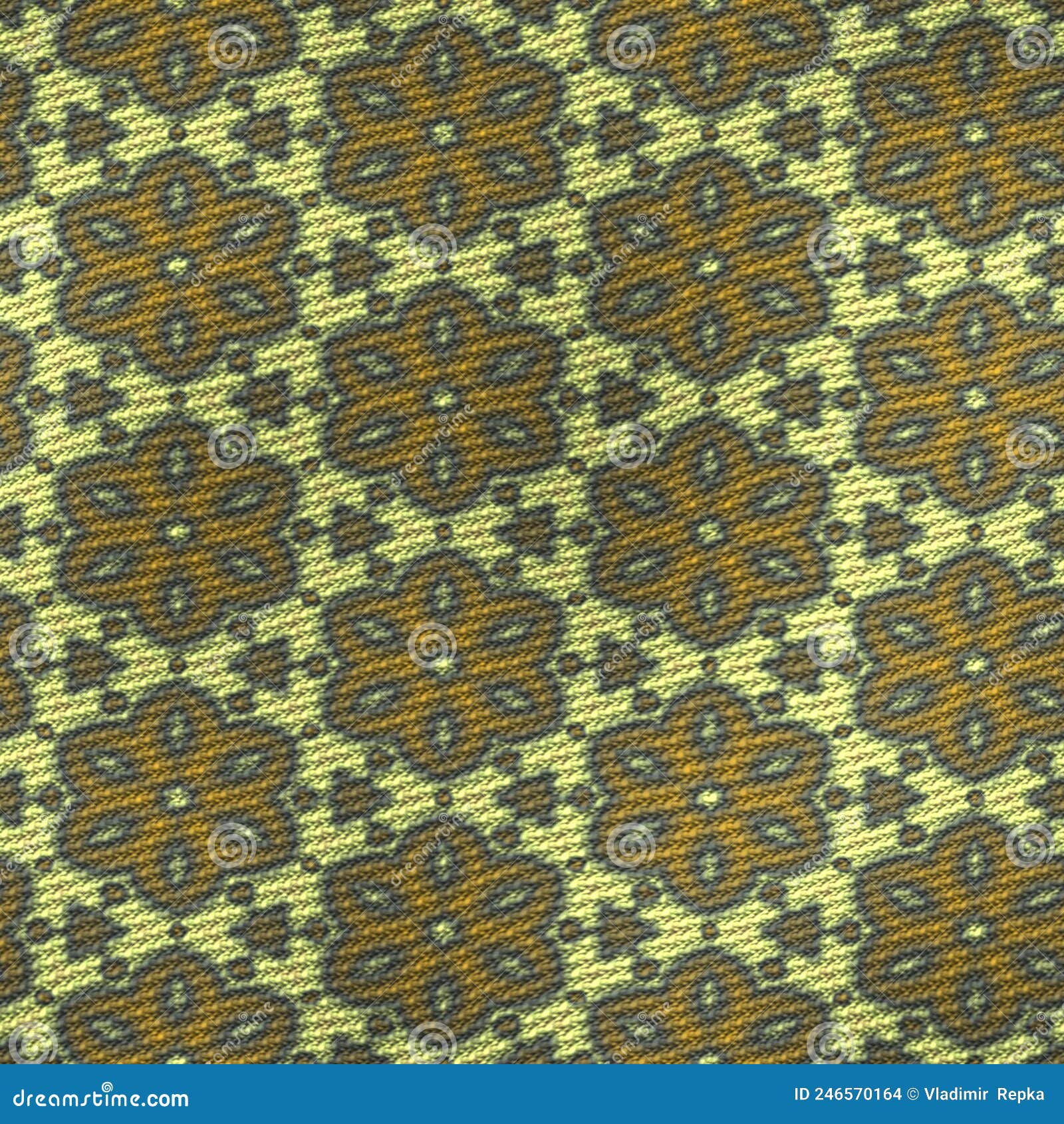 Seamless Decorative Cloth Pattern Tile Stock Illustration ...