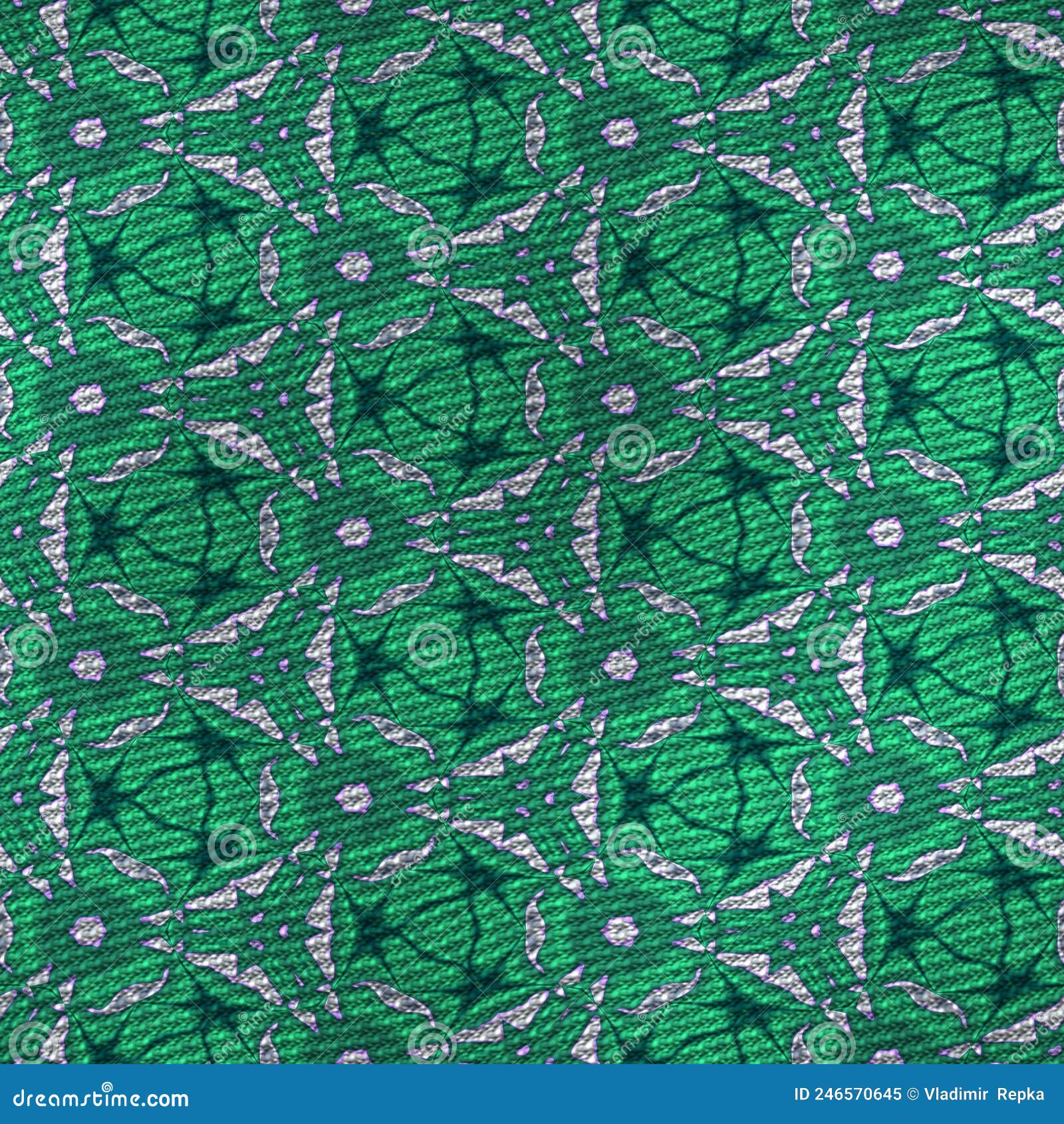 Seamless Decorative Cloth Pattern Tile Stock Illustration ...