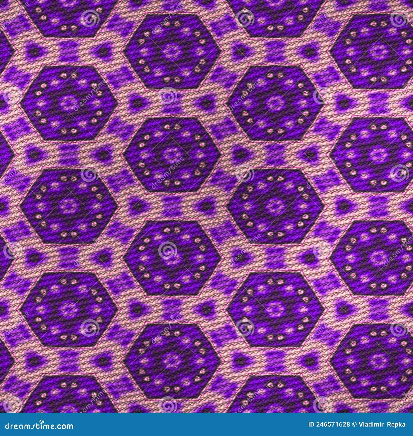 Seamless Decorative Cloth Pattern Tile Stock Illustration ...