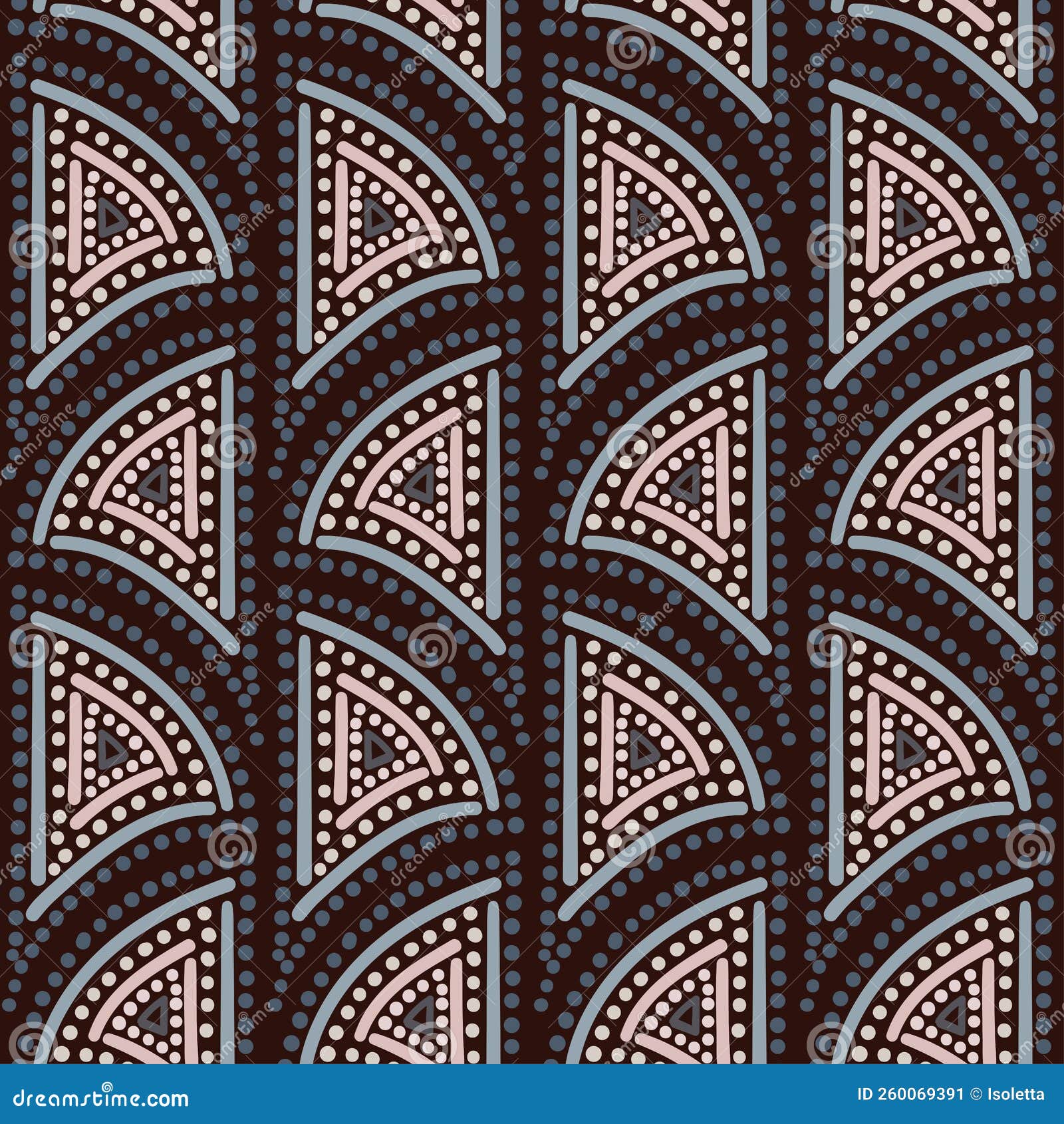 Seamless Decorative Modern Texture. Vector Illustration. Colorful ...