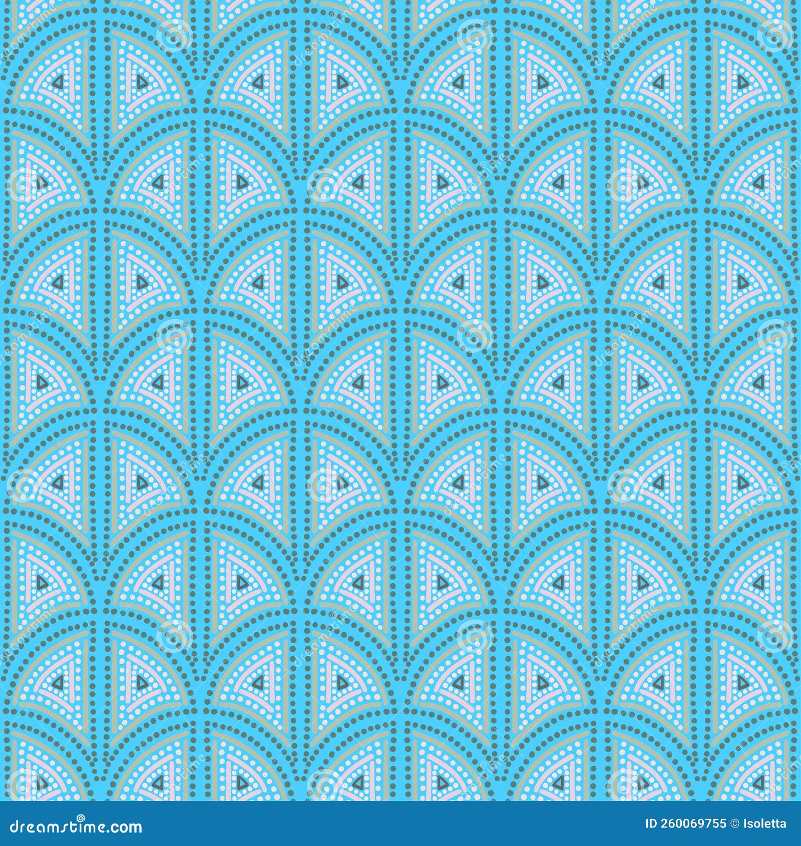 Seamless Decorative Modern Texture. Vector Illustration. Colorful ...