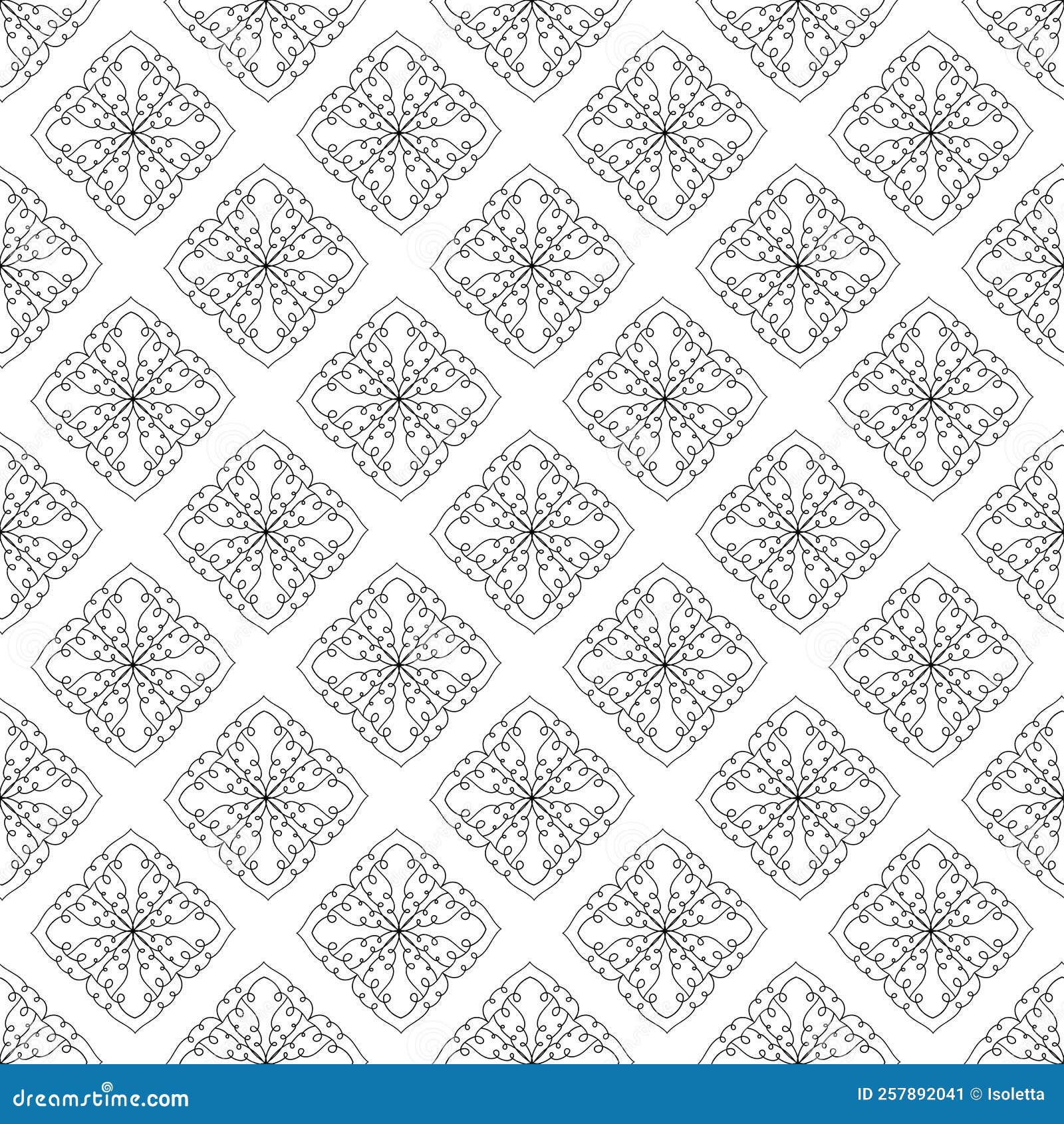 Seamless Decorative Pattern. Repeated Modern Background for Wallpaper ...