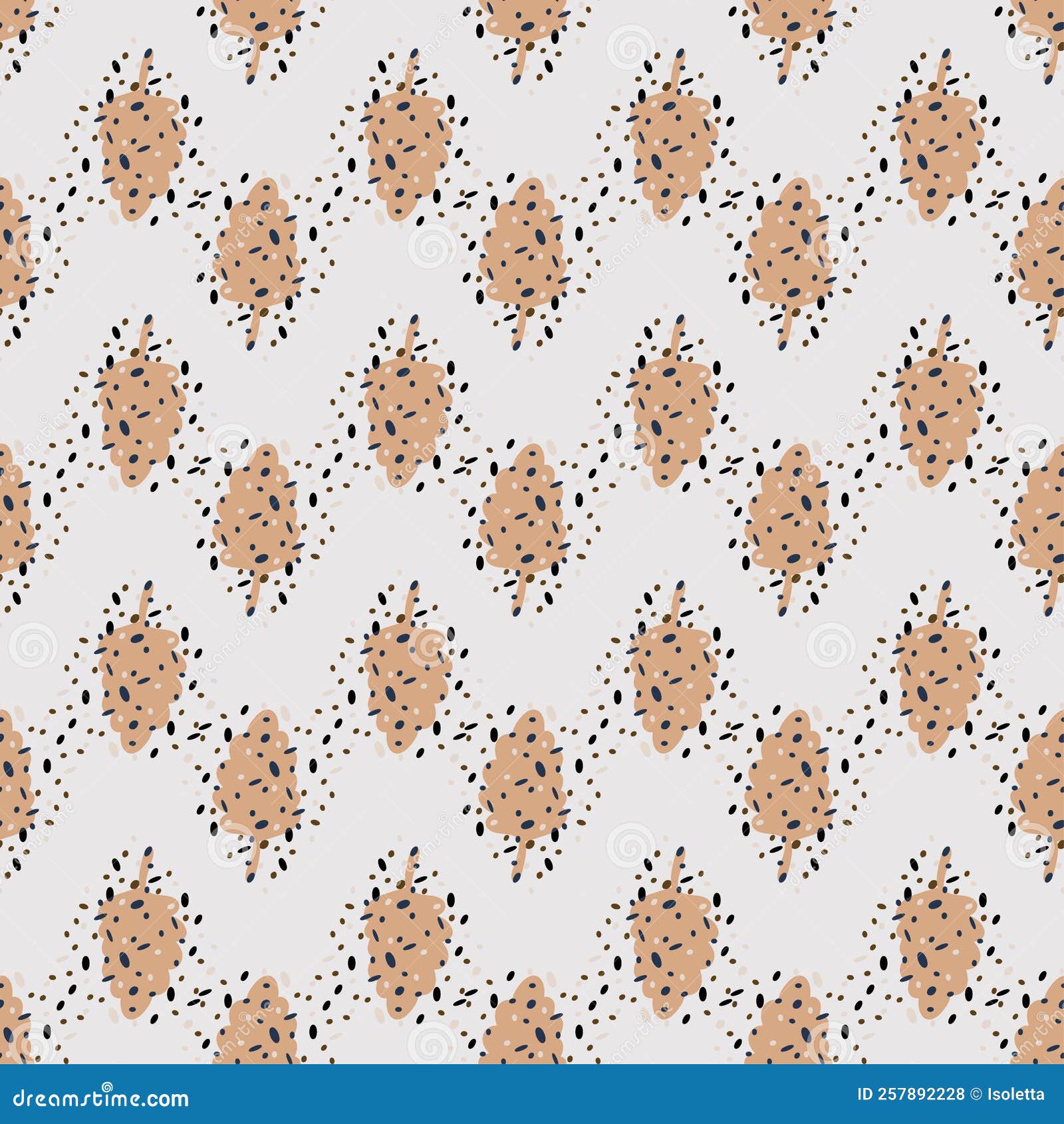 Seamless Decorative Pattern. Repeated Modern Background for Wallpaper ...