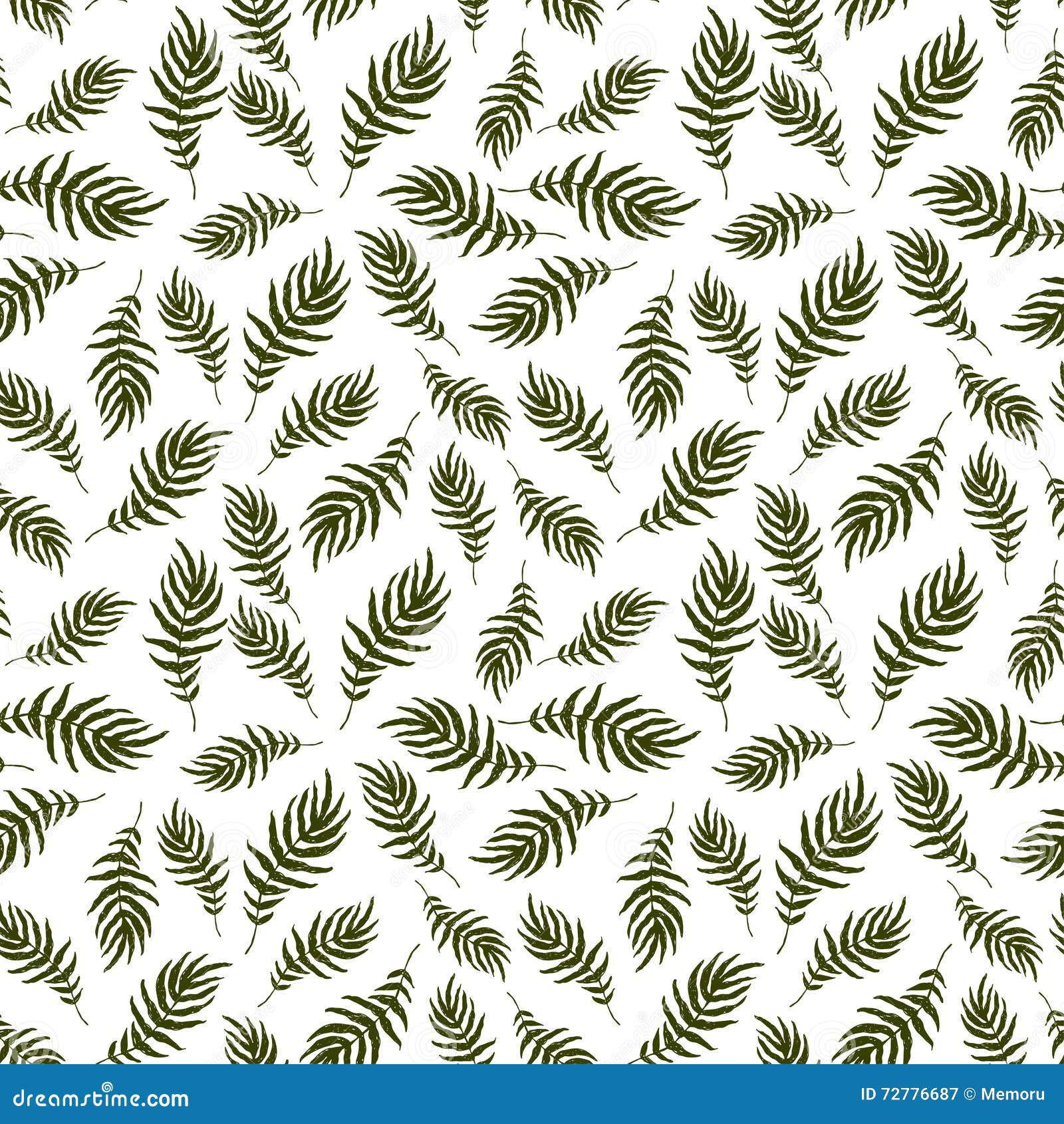 Seamless Decorative Stylized Leaf Pattern in Light, Bright Colors Stock ...