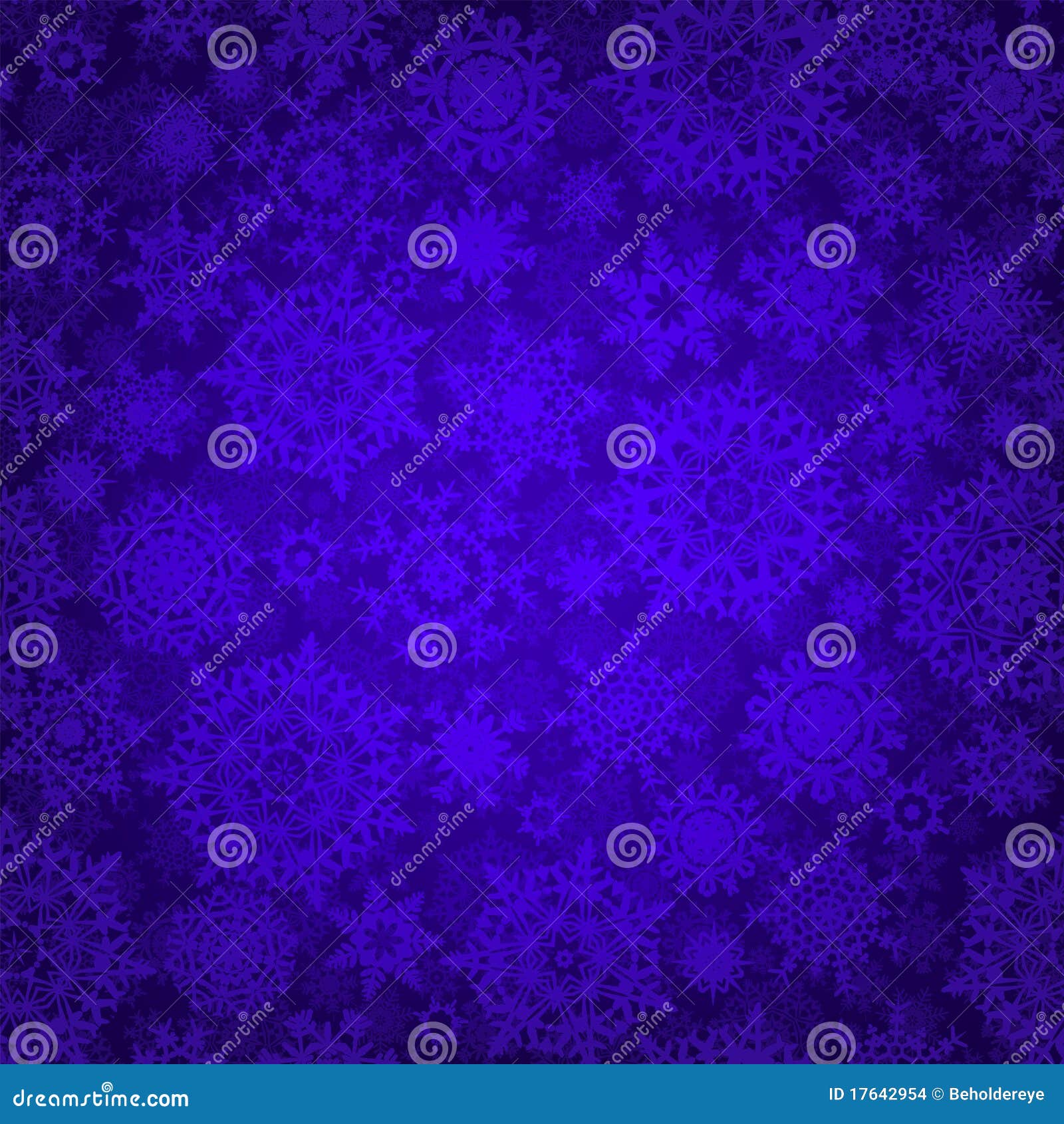 Seamless Deep Blue Christmas Pattern. EPS 8 Stock Vector - Illustration ...