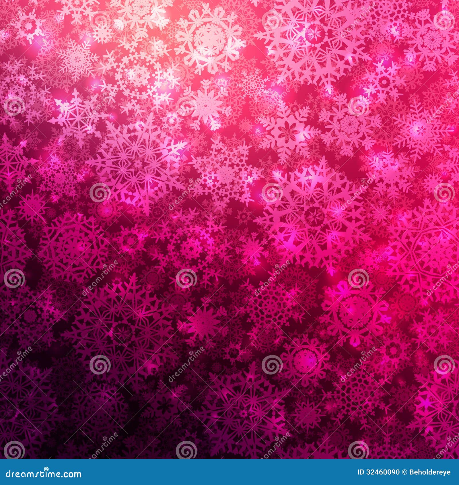 Seamless Deep Pink Christmas Pattern. EPS 10 Stock Vector ...