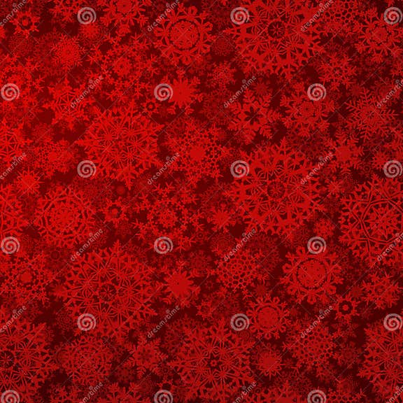 Seamless Deep Red Christmas. EPS 10 Stock Vector - Illustration of ...