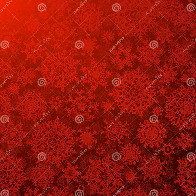 Seamless Deep Red Christmas Pattern. EPS 10 Stock Vector - Illustration ...