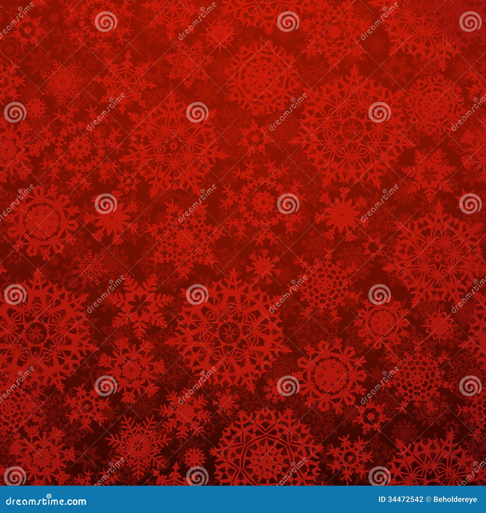 Seamless Deep Red Christmas Pattern. EPS 10 Stock Vector - Illustration ...