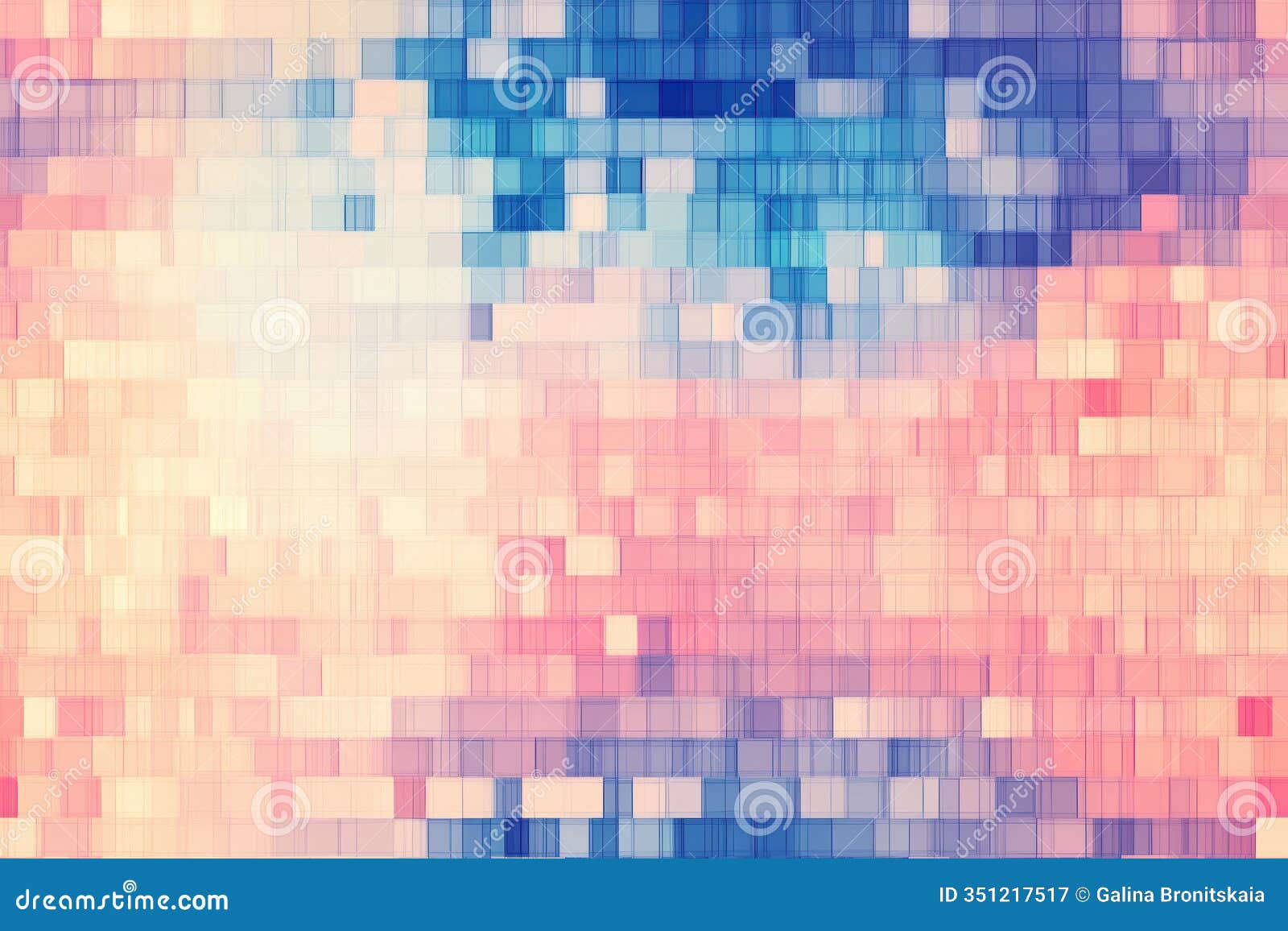 A Seamless Design with Gradient Tones Forming Small Squares and ...