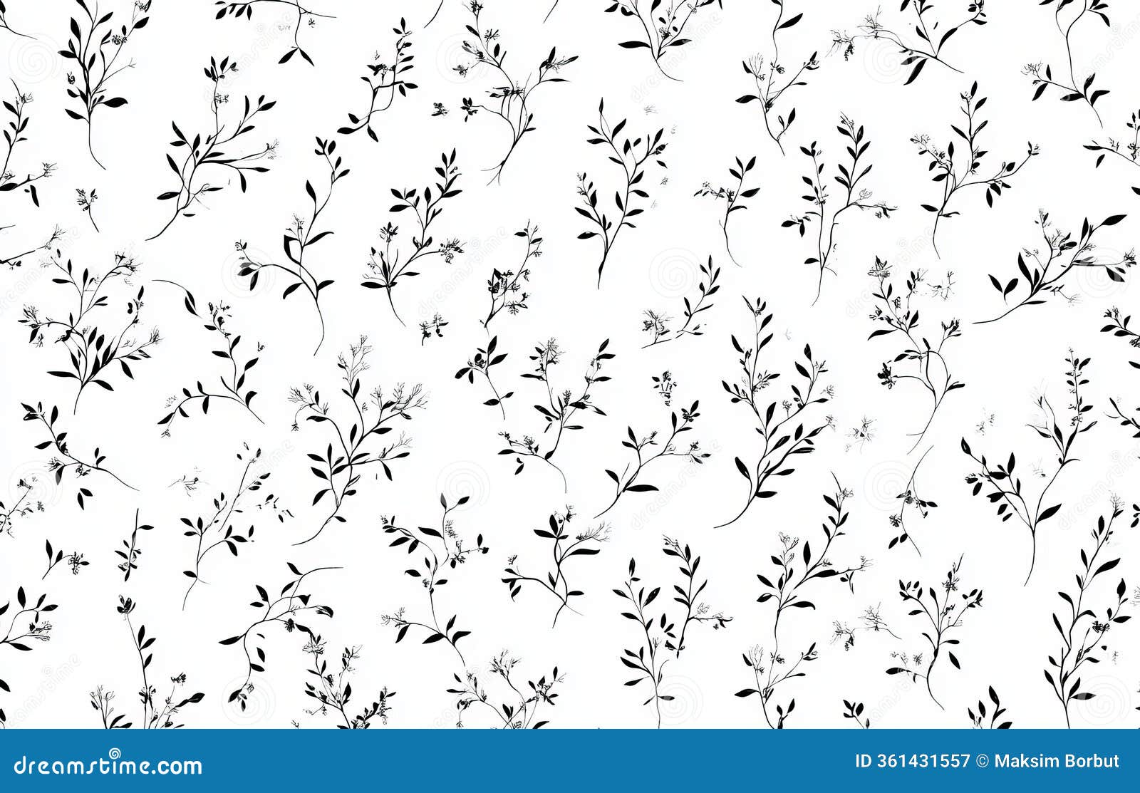 A Seamless Design with One-line Flower Patterns. an Intricate and ...