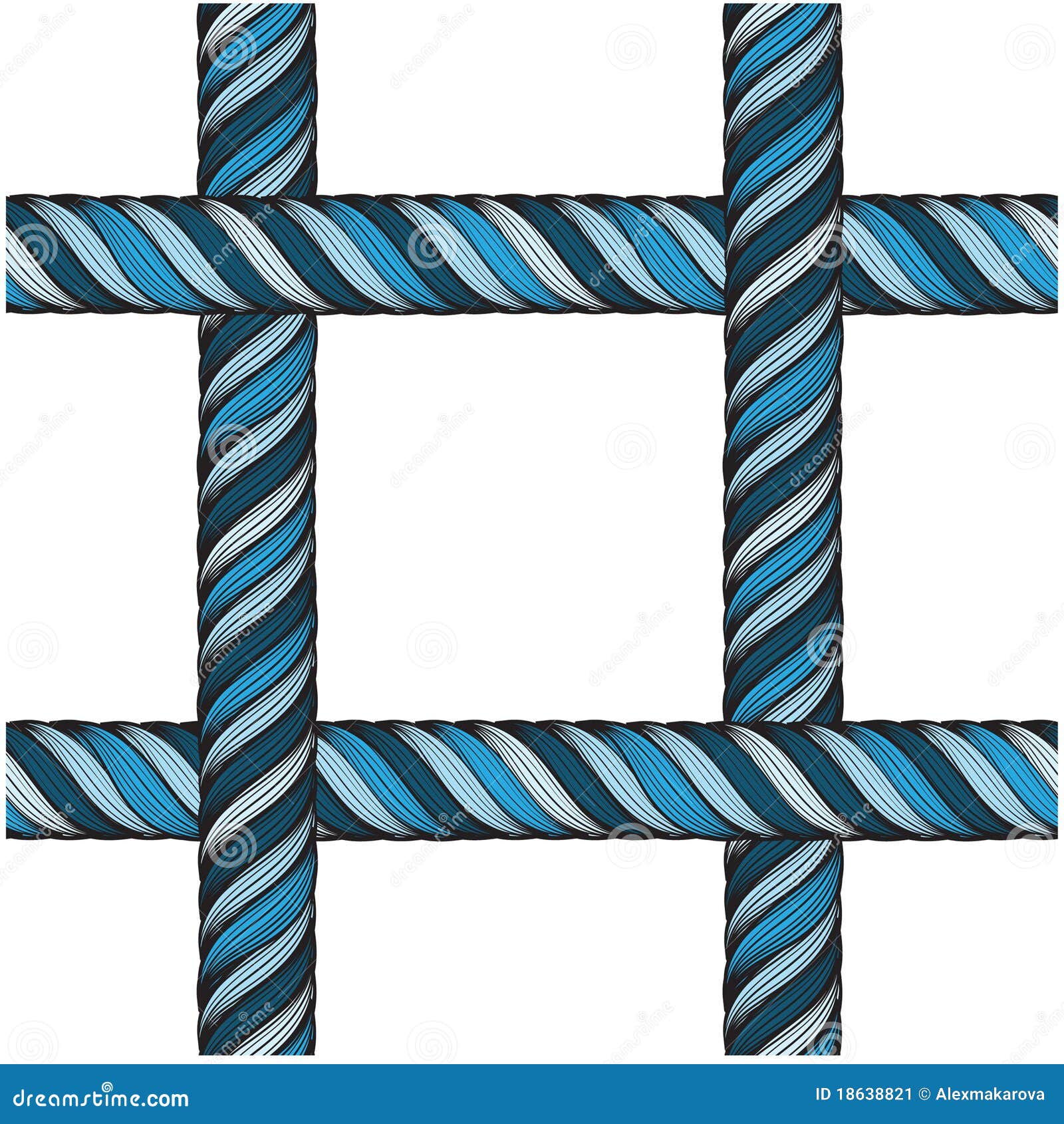 Seamless Detailed Texture of Threads Stock Vector - Illustration of ...