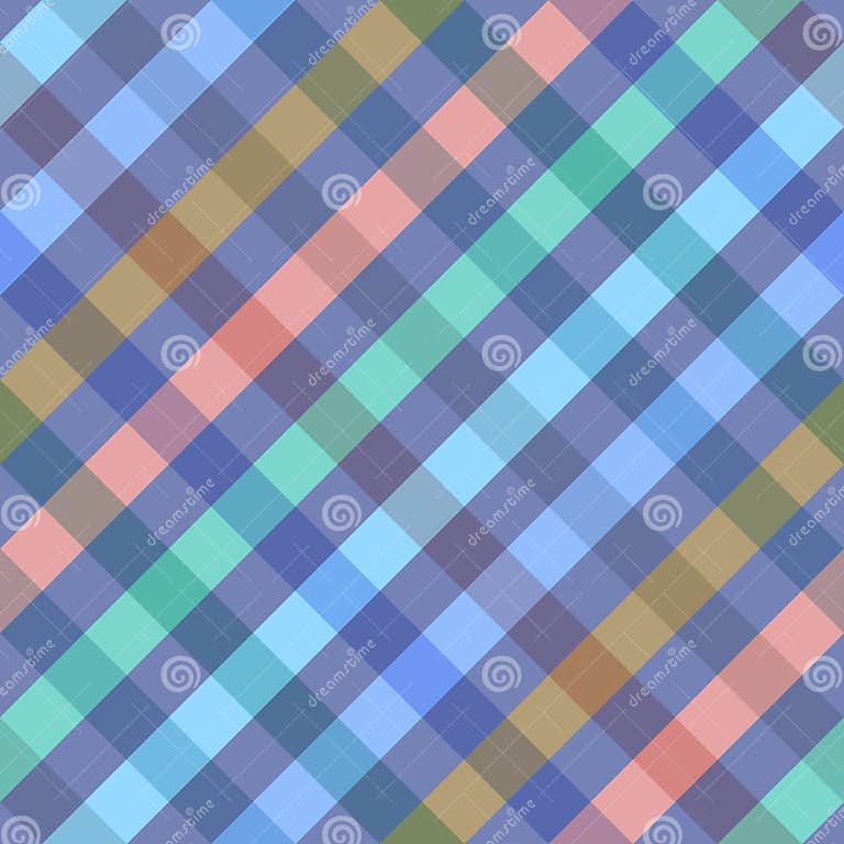 Seamless Diagonal Checkered Pattern. Stock Vector - Illustration of ...