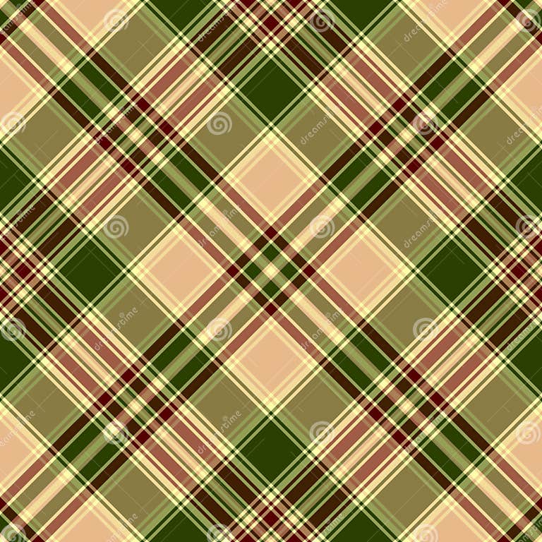 Seamless Diagonal Cross Pattern Stock Vector - Illustration of scottish ...