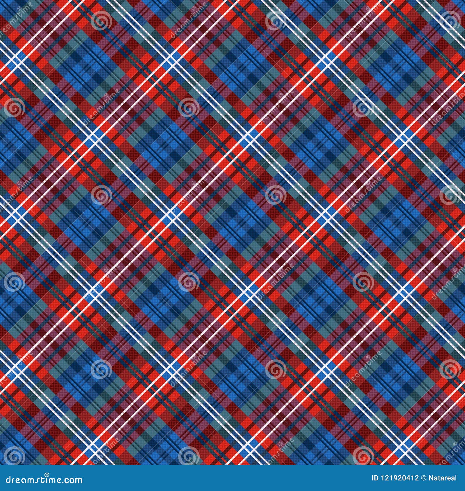 Diagonal seamless texture stock vector. Illustration of plaid - 121920412