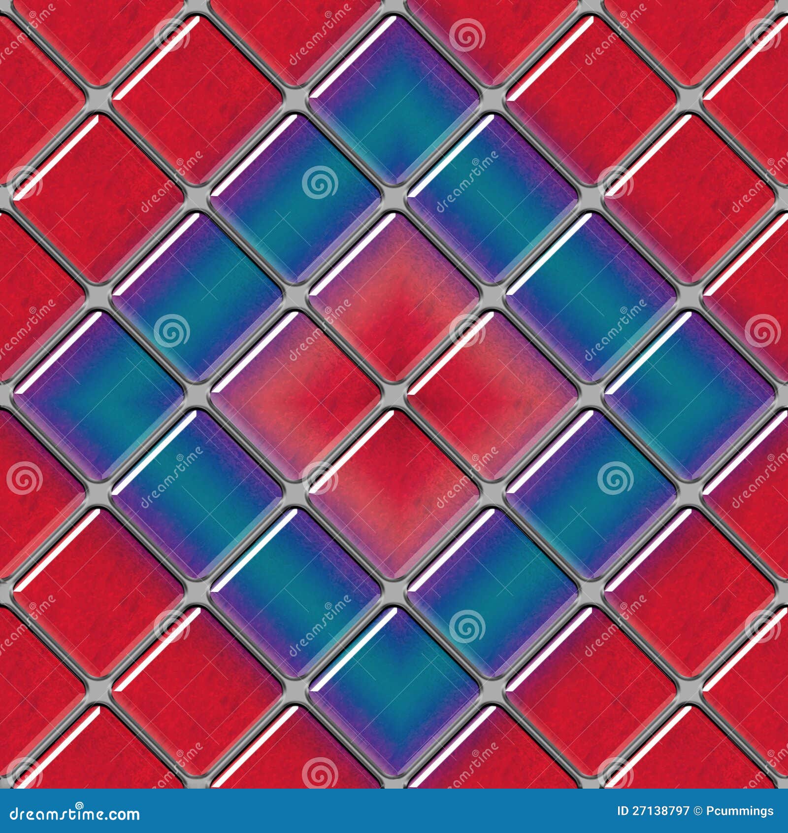 Seamless Diagonal Stained Glass Panel Stock Illustration - Illustration ...