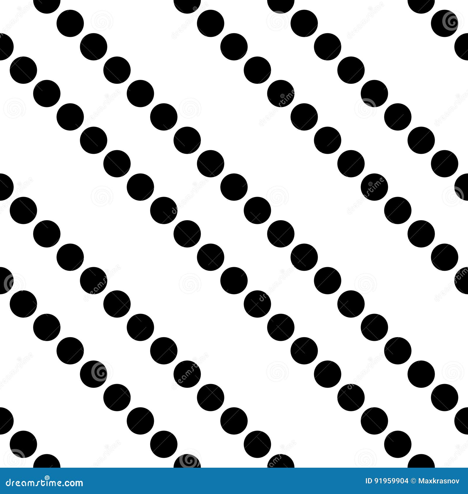 Seamless Diagonal Stripe and Circle Pattern Stock Vector - Illustration ...