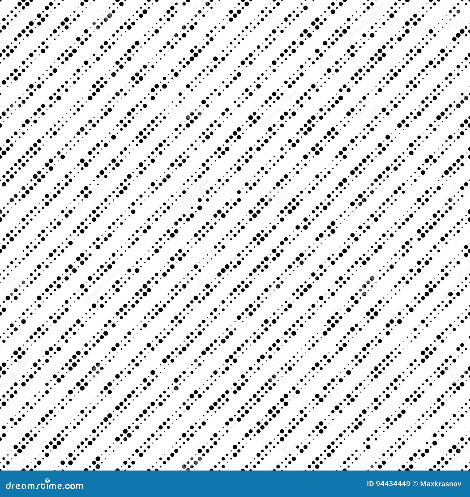 Seamless Diagonal Stripe and Circle Pattern Stock Vector - Illustration ...