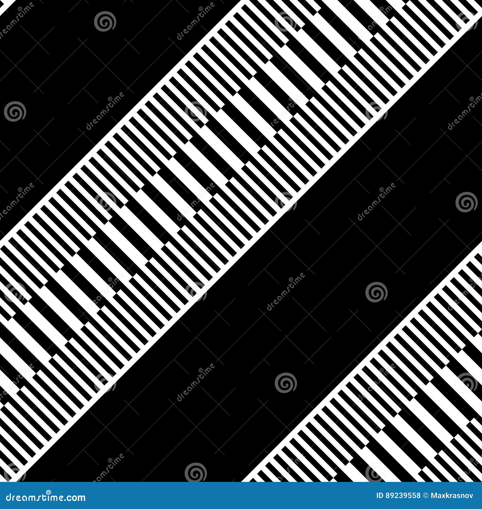 Seamless Diagonal Stripe Pattern Stock Vector - Illustration of black ...