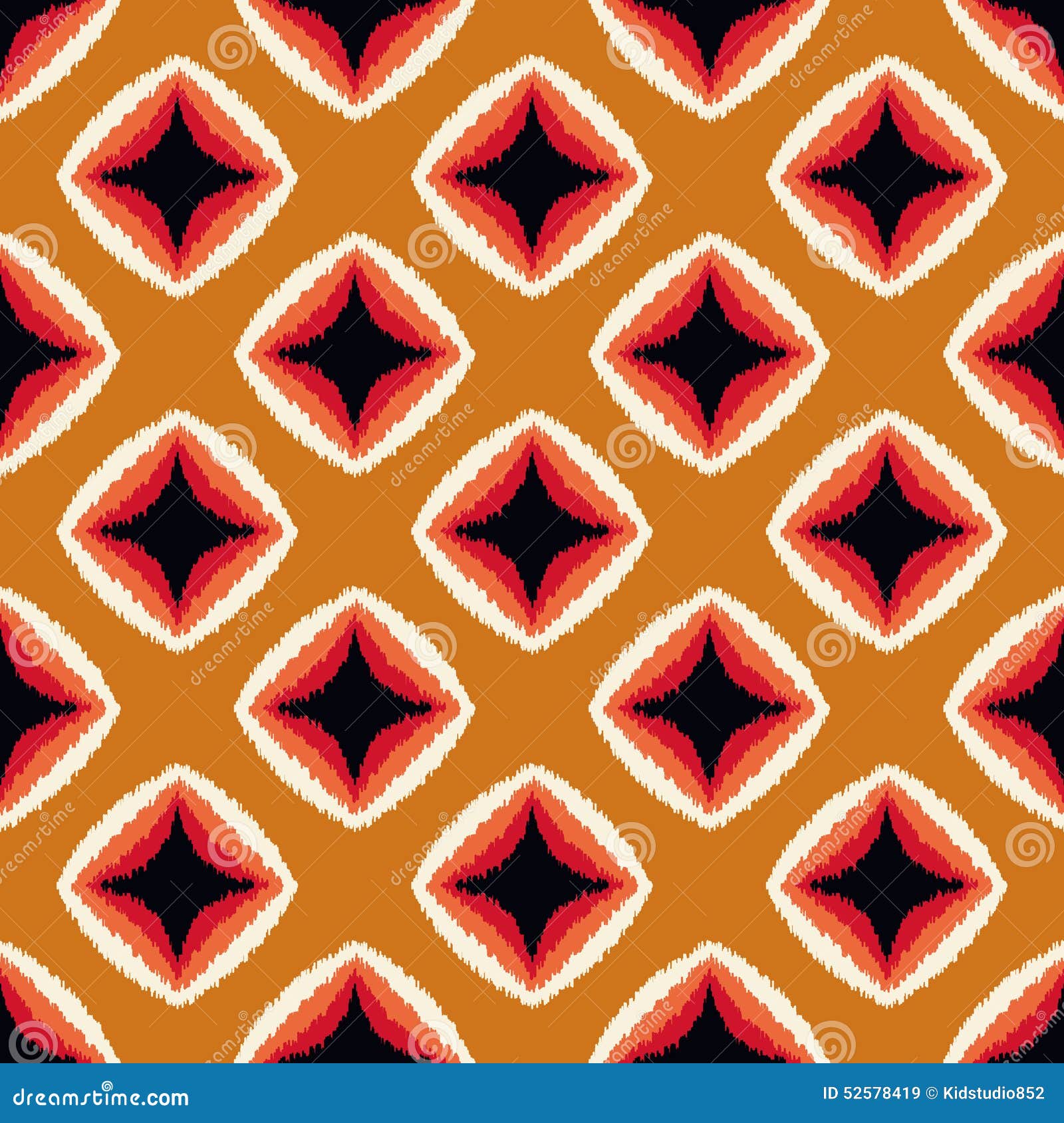 Seamless Diamond Geometric Pattern Stock Vector - Illustration of ...