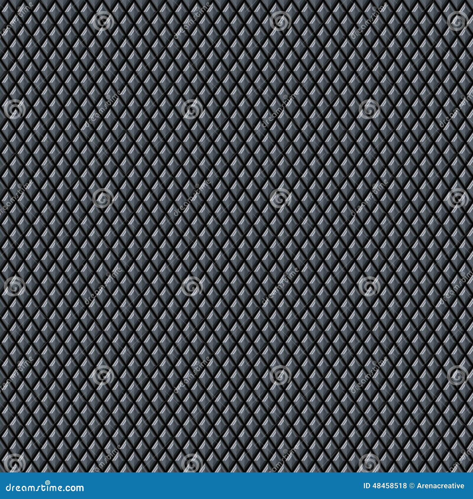 Seamless Diamond Metal Texture Stock Illustration - Illustration of ...