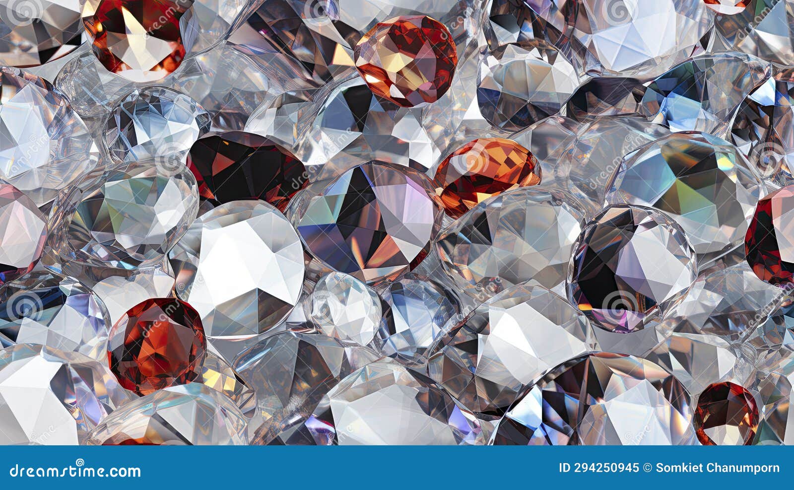 Seamless Diamond Pattern Background, Abstract Gem, Crystal Texture ...
