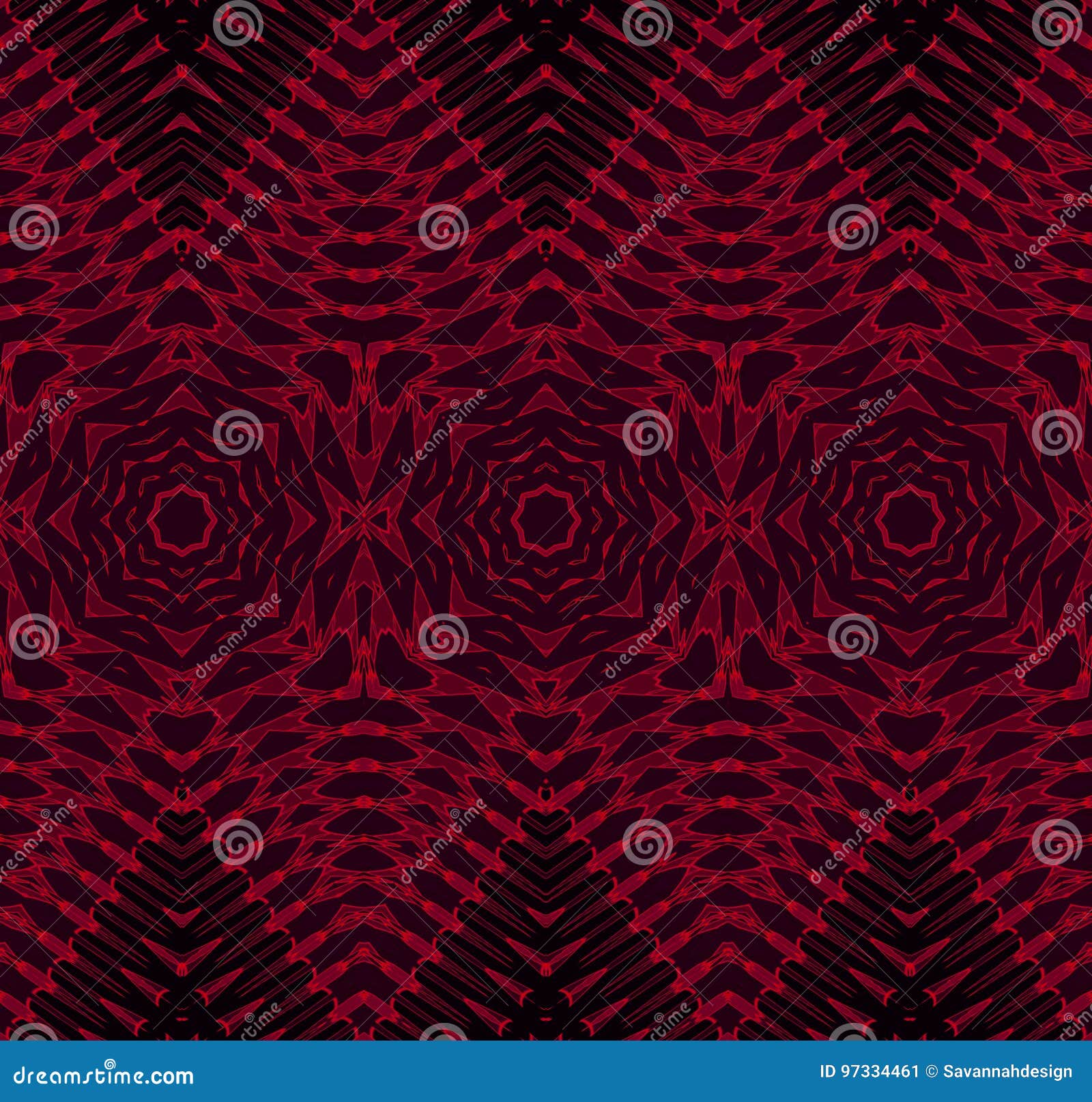 Seamless Diamond Pattern Red Brown Stock Illustration - Illustration of ...