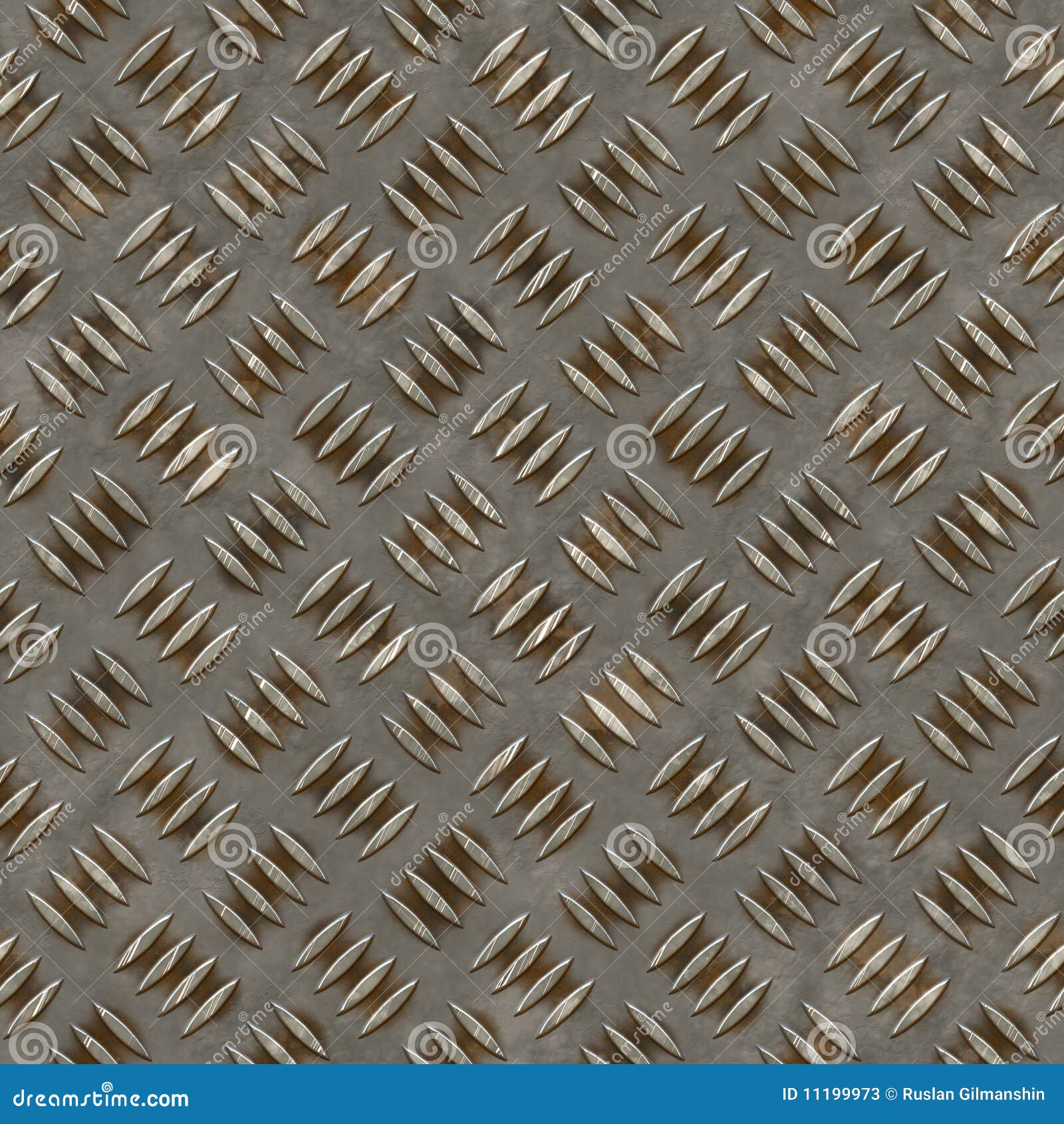 Seamless Diamond Steel Background Stock Image - Image of rough, metal ...