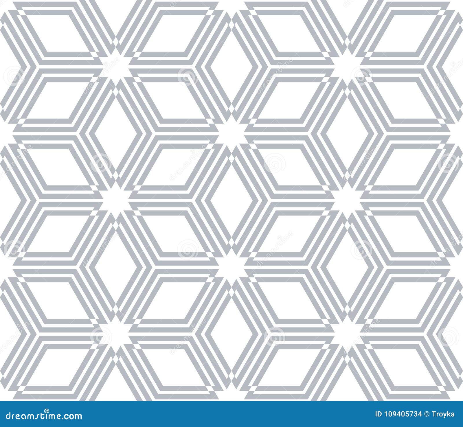Seamless Diamonds and Hexagons Pattern. Geometric Texture Stock Vector ...