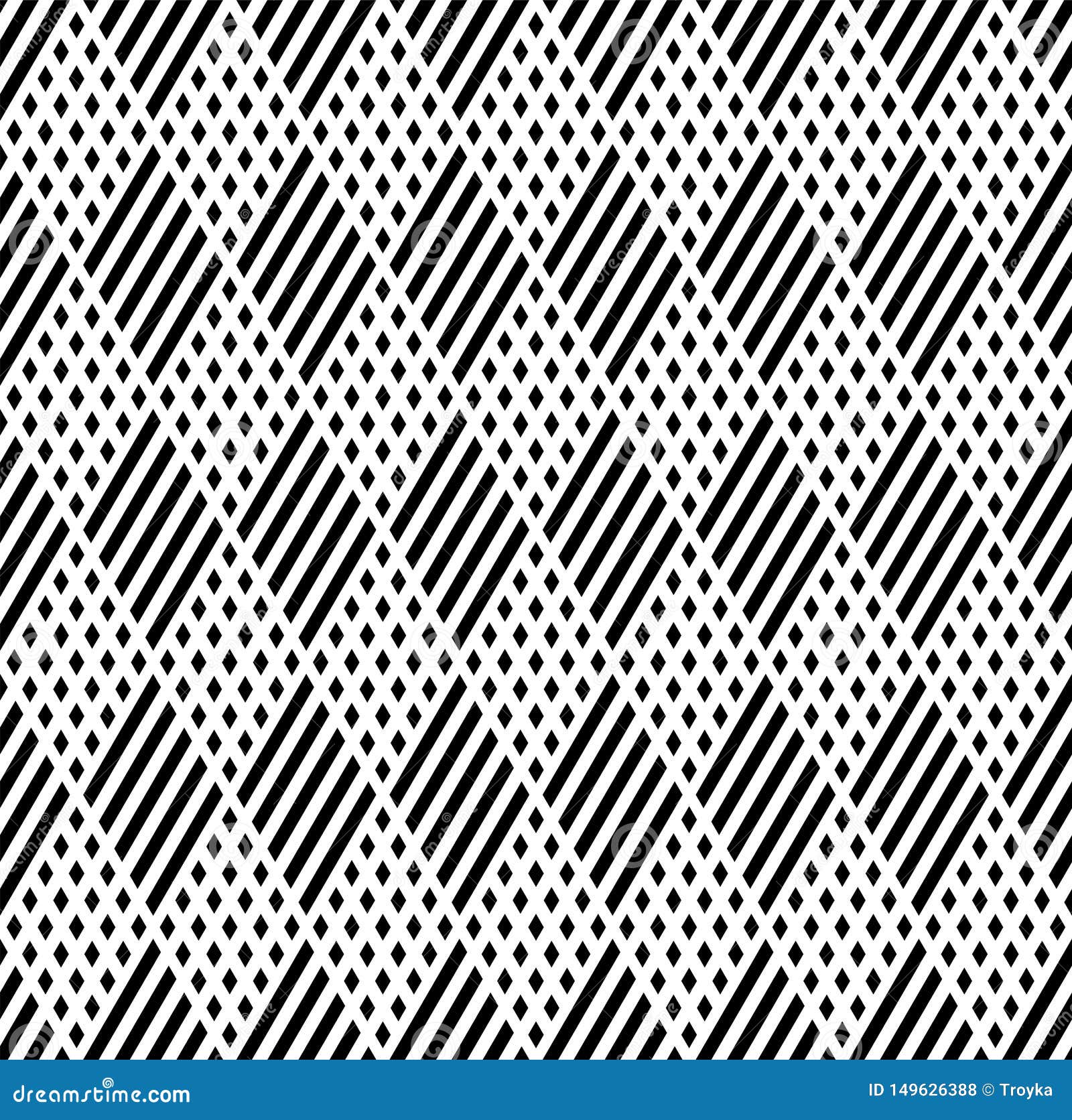 Seamless Diamonds Pattern. Geometric Texture Stock Vector ...