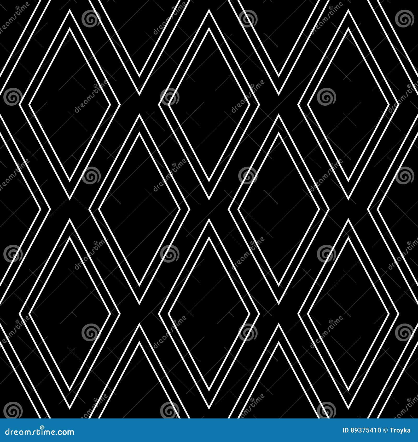 Seamless Diamonds Pattern. Geometric Texture Stock Vector ...