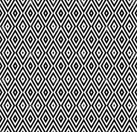 Seamless Diamonds Pattern. Geometric Texture Stock Vector ...