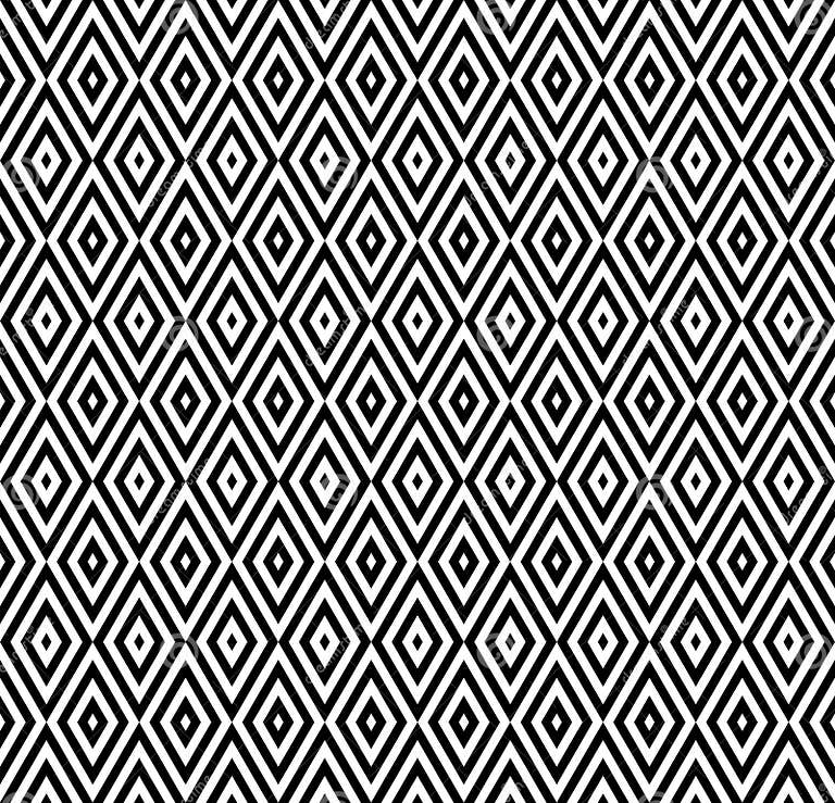 Seamless Diamonds Pattern. Geometric Texture Stock Vector ...