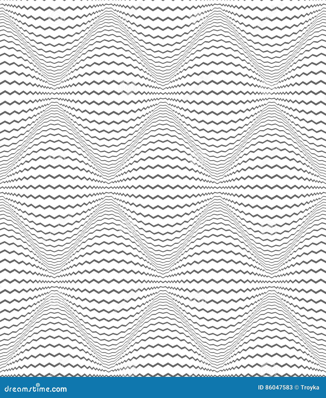 Seamless Diamonds Pattern. Zigzag Lines Texture Stock Vector ...