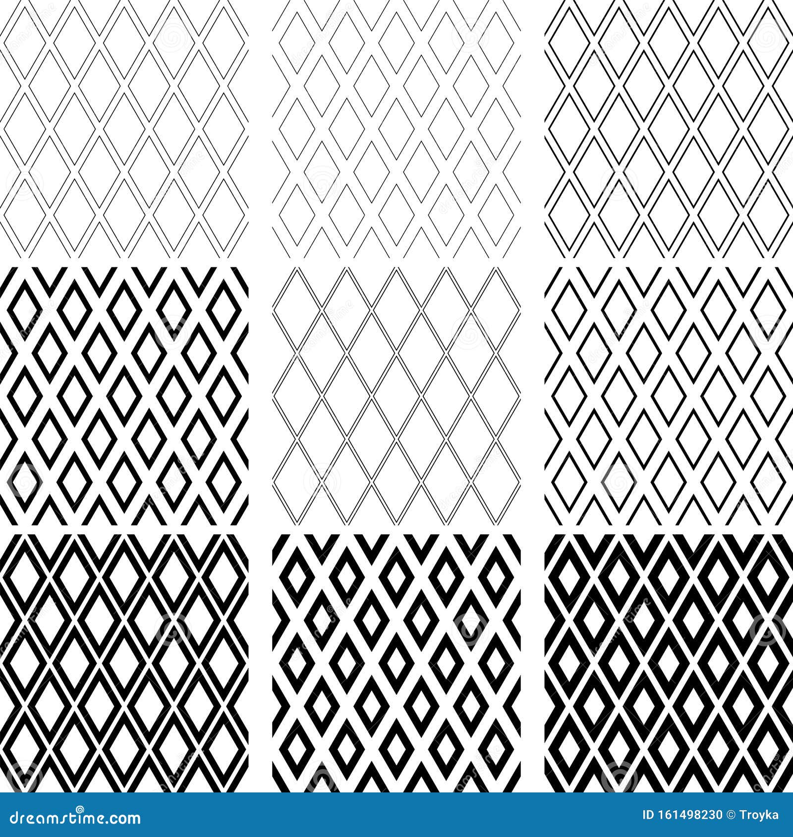 Seamless Diamonds Patterns. Geometric Textures Set Stock Vector ... Seamless Diamonds Patterns. Geometric Textures Set Stock Vector ...