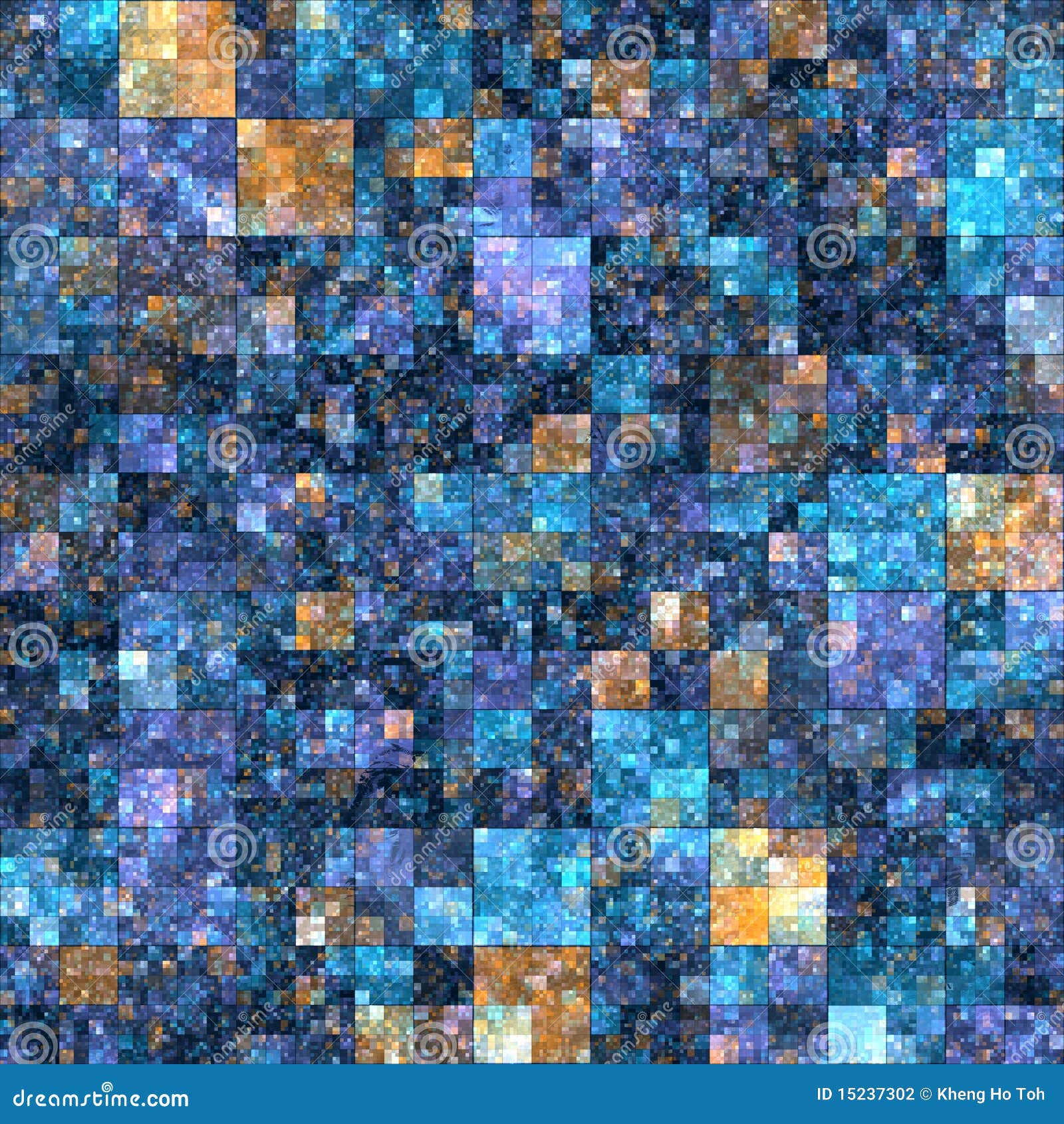 Seamless Digital Background Stock Illustration - Illustration of ...