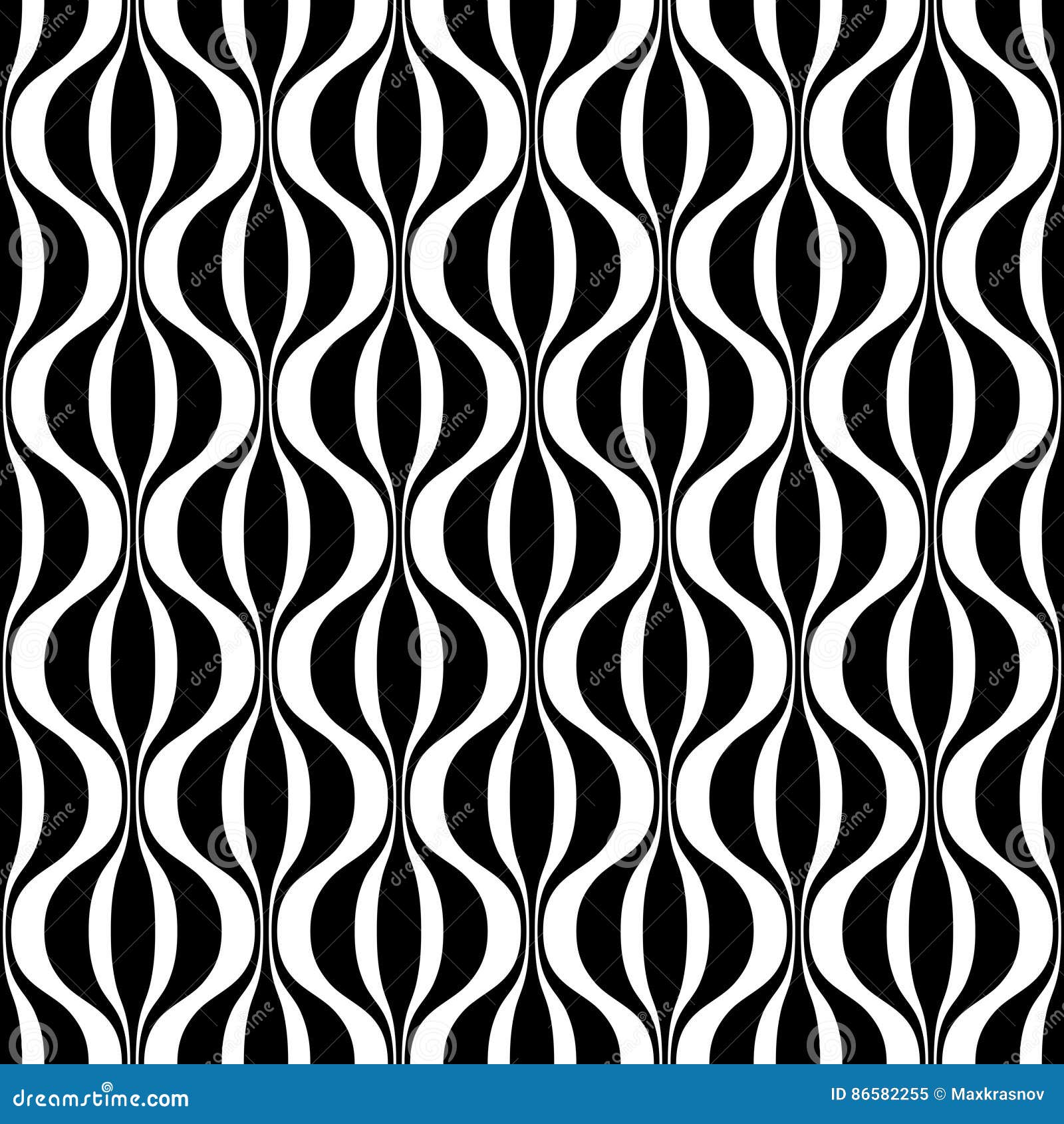 Seamless Disco Wave Pattern Stock Vector - Illustration of graphic ...