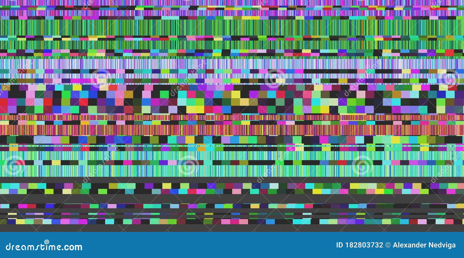 Seamless Display Error Glitch Background Stock Photo - Image of pattern ...
