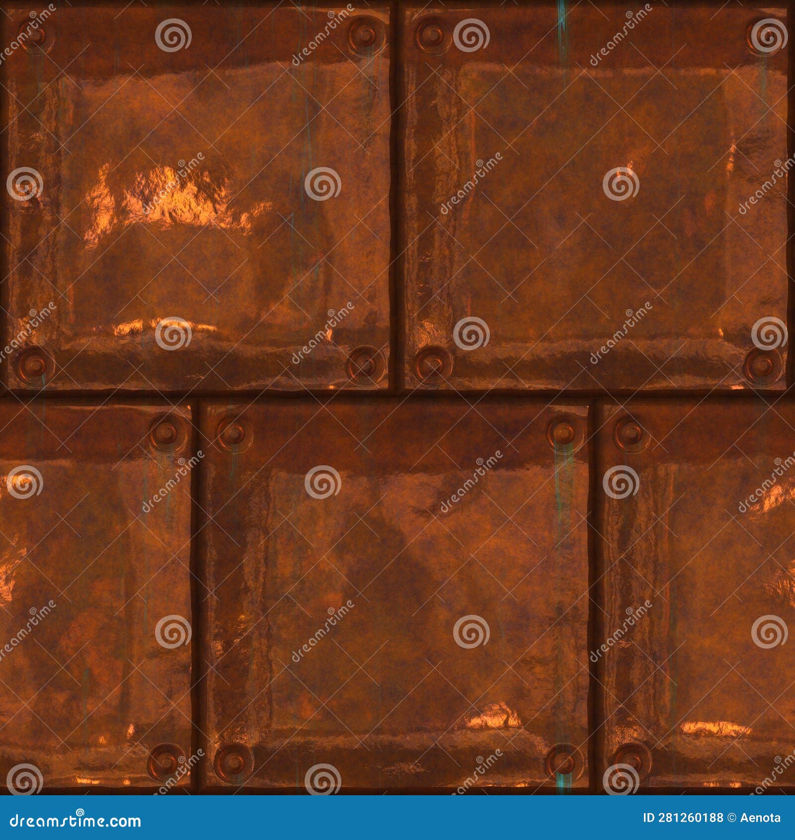 Seamless Distorted Sheet Metal Background Stock Illustration ...