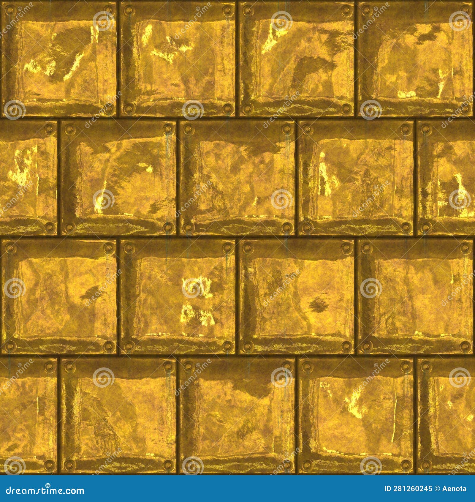 Seamless Distorted Sheet Metal Background Stock Illustration ...