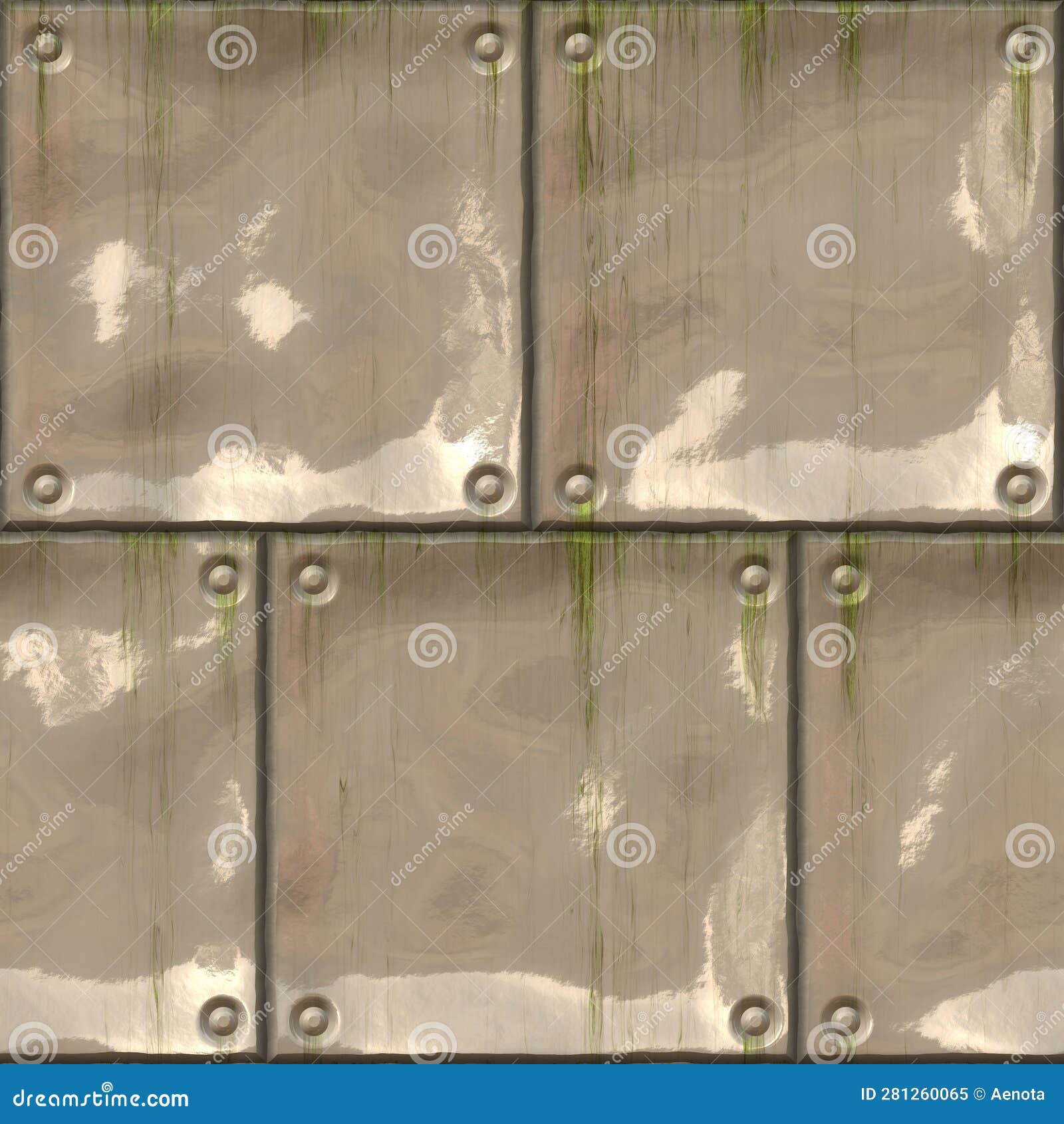 Seamless Distorted Sheet Metal Background Stock Illustration ...