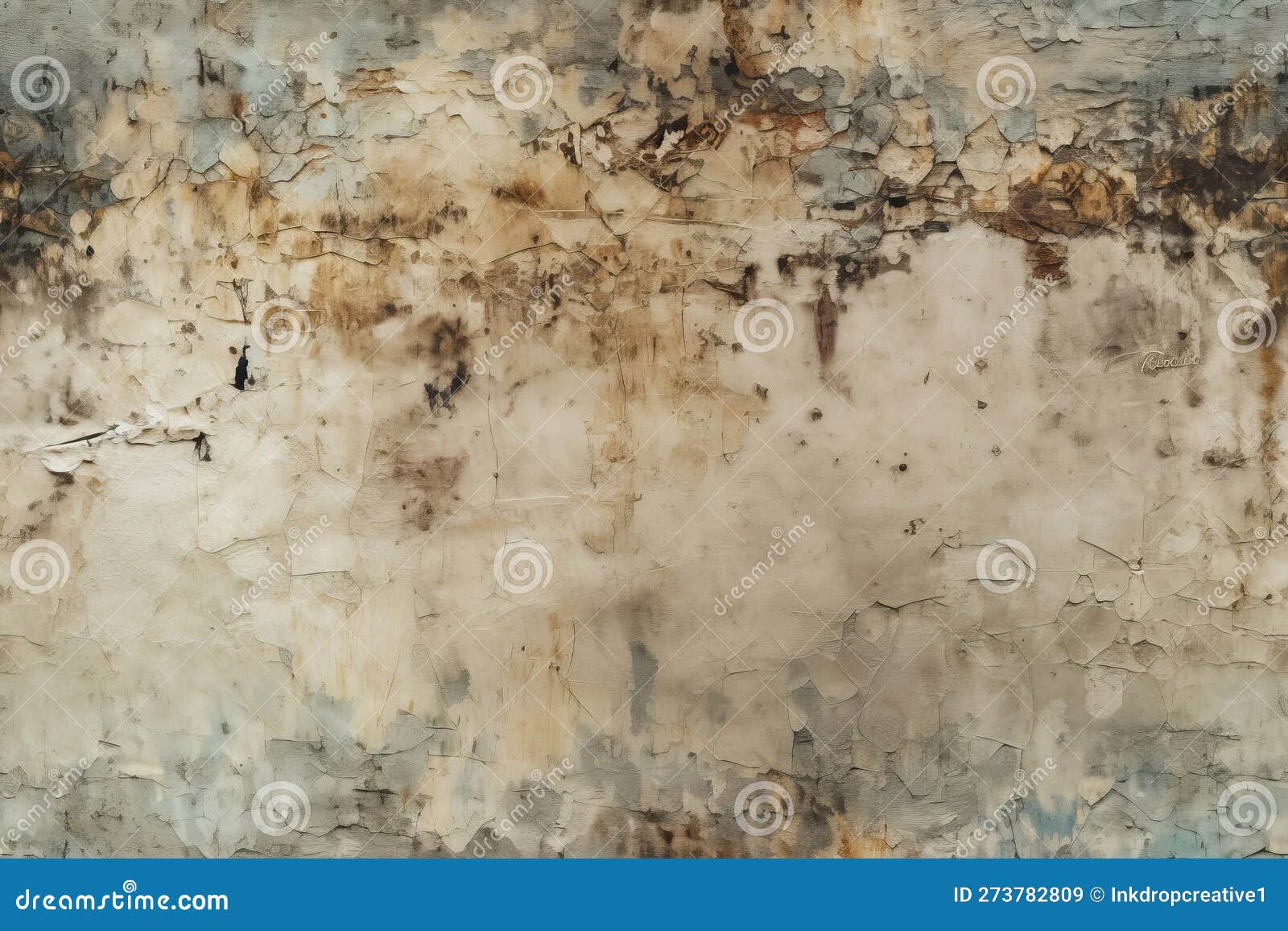 A Seamless Distressed Plaster Wall Background Texture. Generative Ai Stock Illustration ...