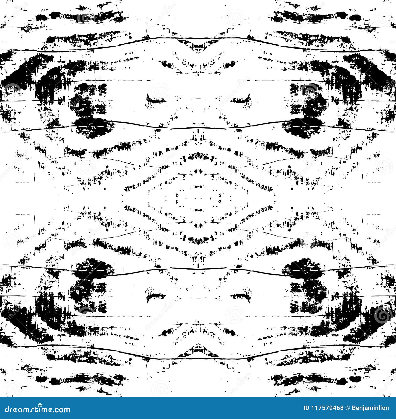 Seamless Distressed Texture Stock Vector - Illustration of decorative ...