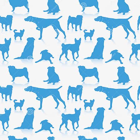 Seamless dog pattern stock vector. Illustration of decor - 26740572