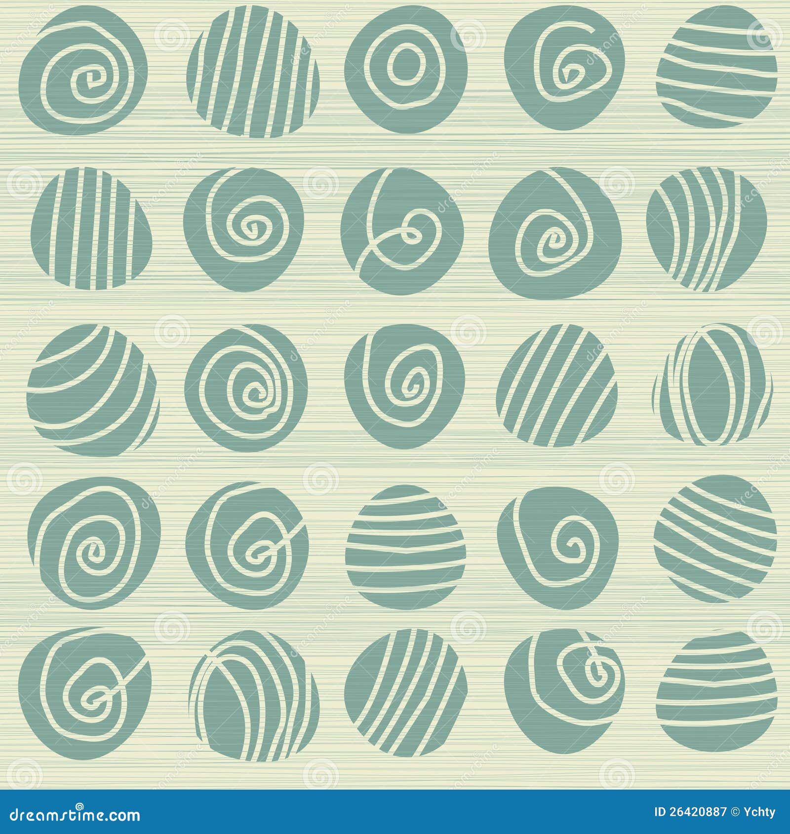 Seamless doodle pattern stock vector. Illustration of backdrop - 26420887