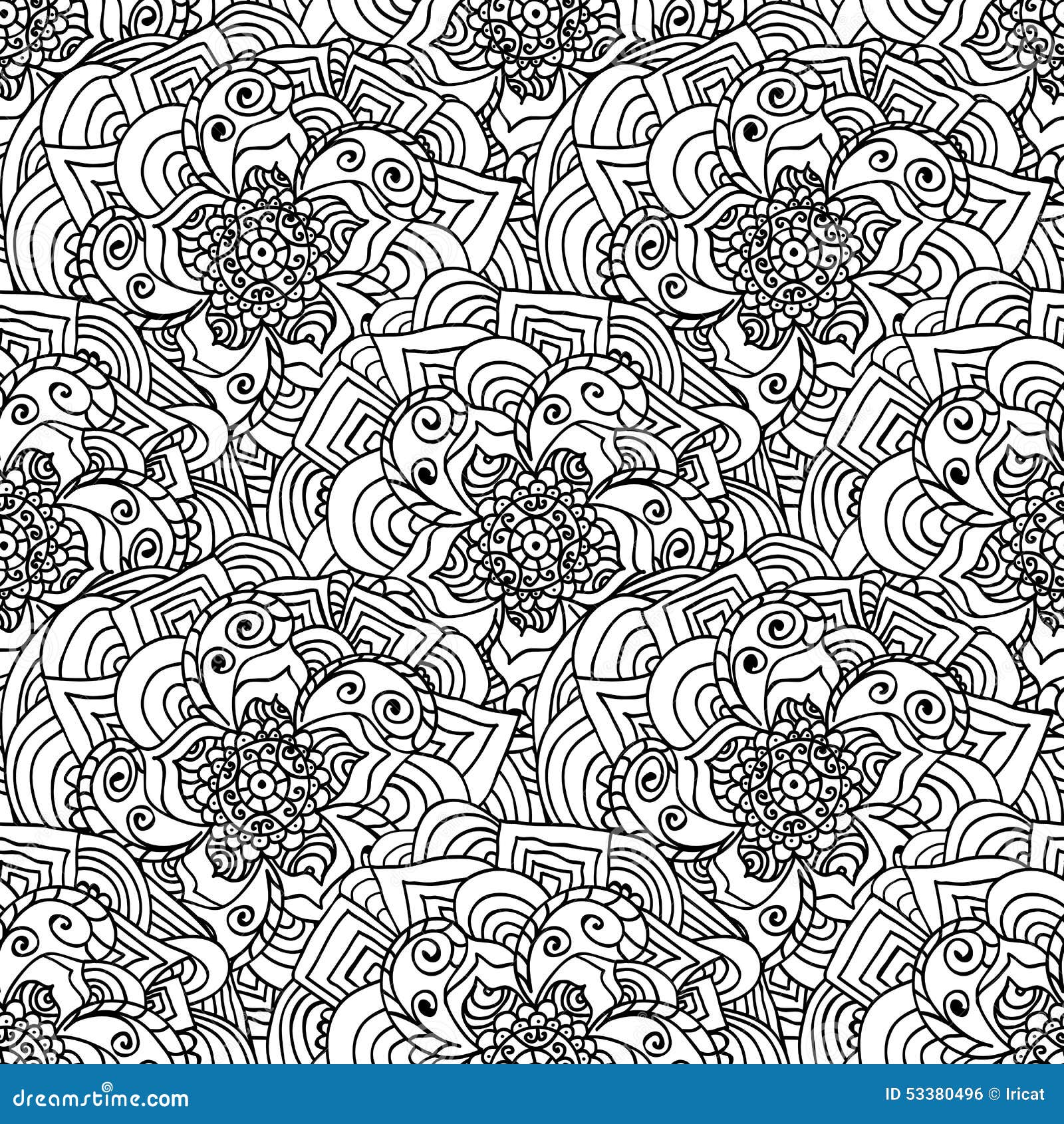 Fishnet Flower Pattern