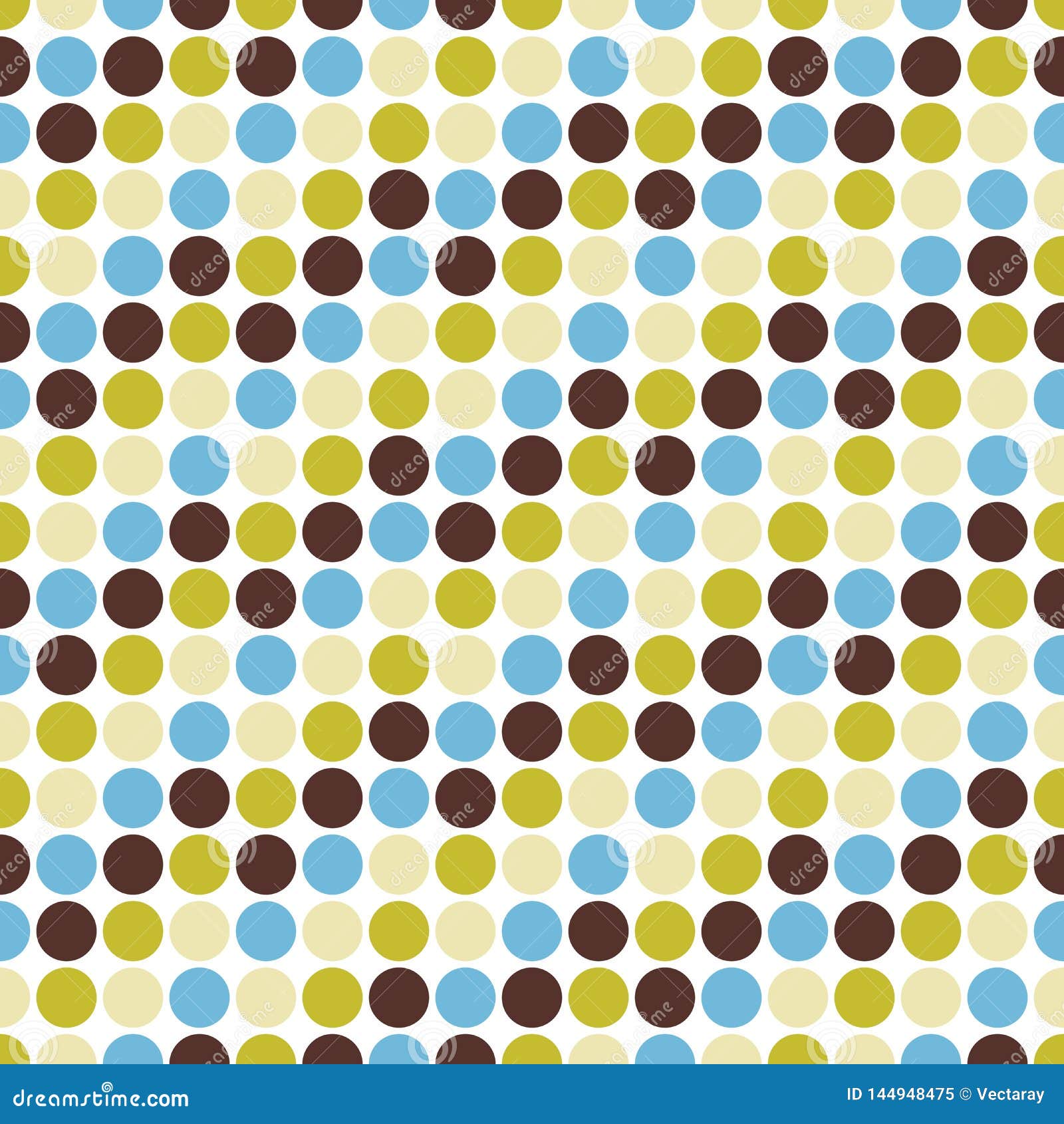 Seamless Dot Pattern Background Stock Illustration - Illustration of ...