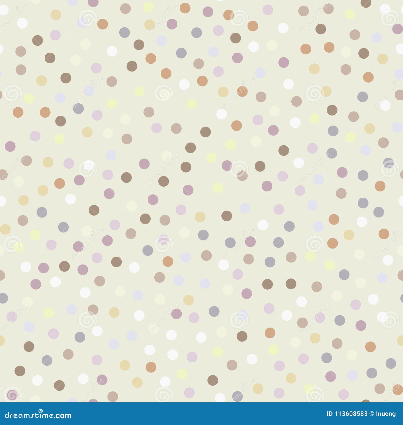 Seamless dot pattern. stock vector. Illustration of ornament - 113608583